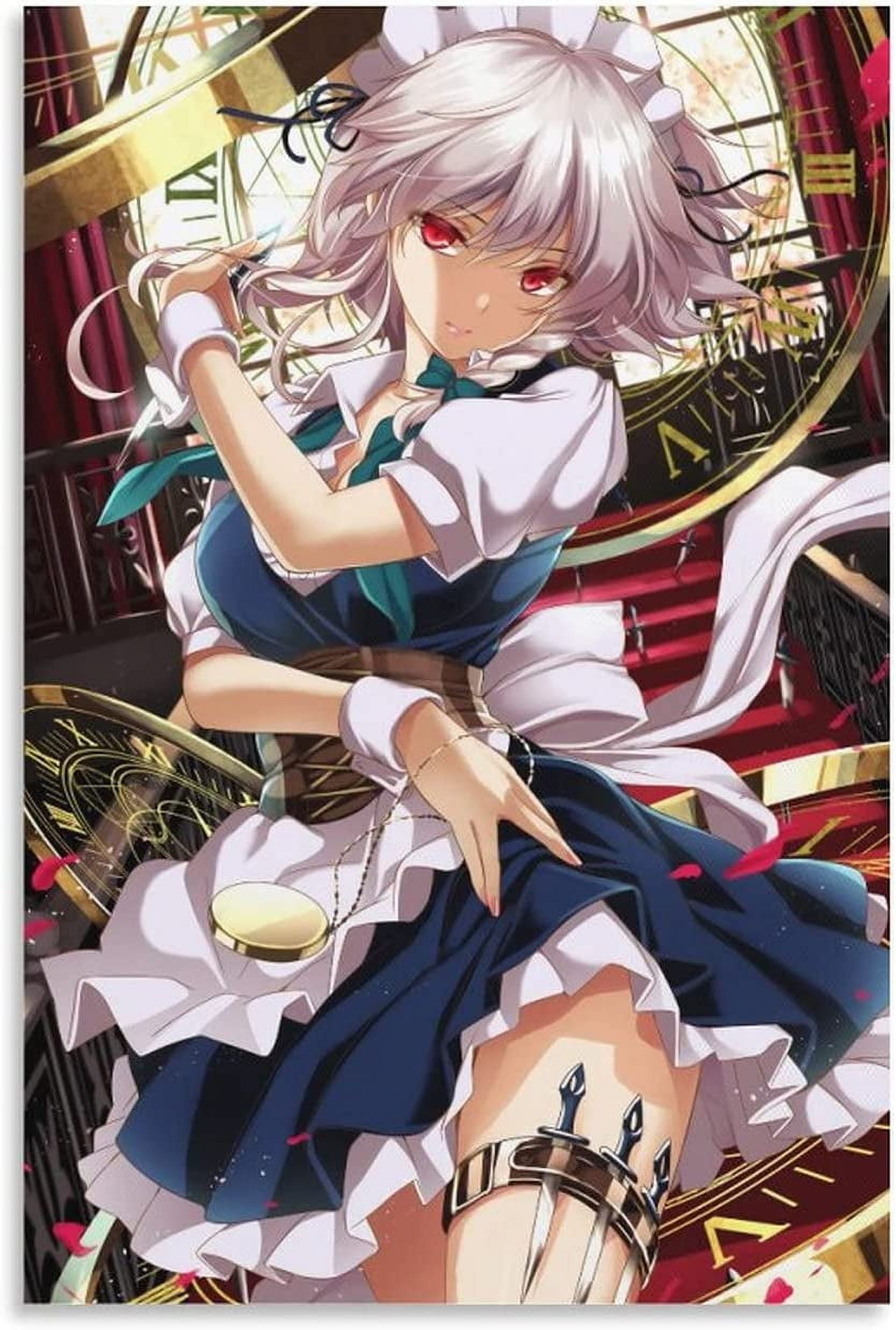 Asdg12s-poster-Touhou-Project-Izayoi-Sakuya-Poster-Decorative-Painting ...