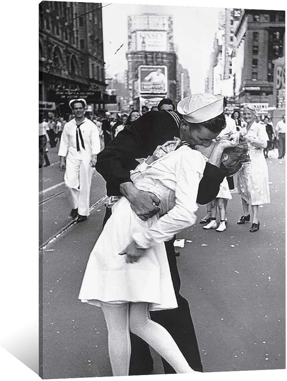 Asdg12s poster-VJ-Day-in-Iconic-WWII-Times-Square-Sailor-Kissing-Nurse ...