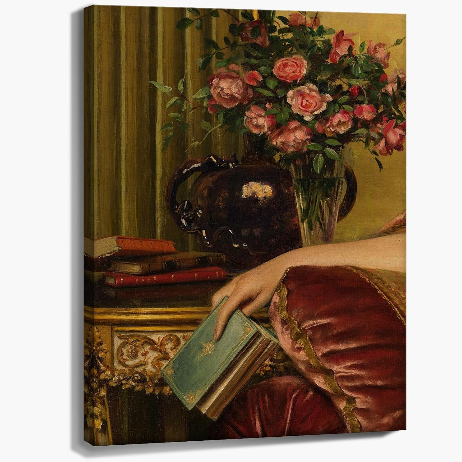 Asdg12s-poster-Vintage-Art-Portrait-Maximalist-Decor-with-Baroque ...