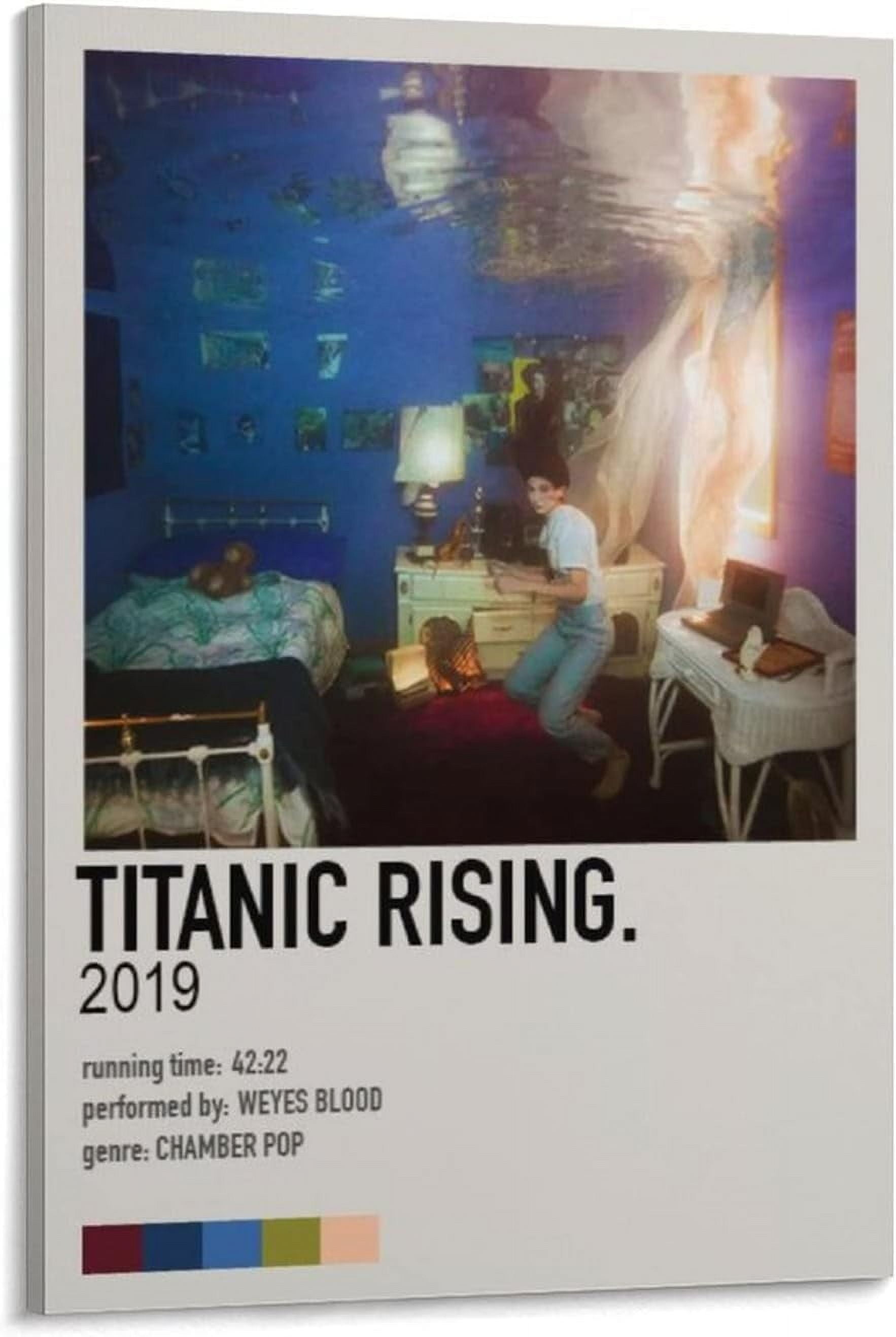 Asdg12s poster Weyes-Blood-Titanic-Rising-Canvas-Poster-Decorative ...