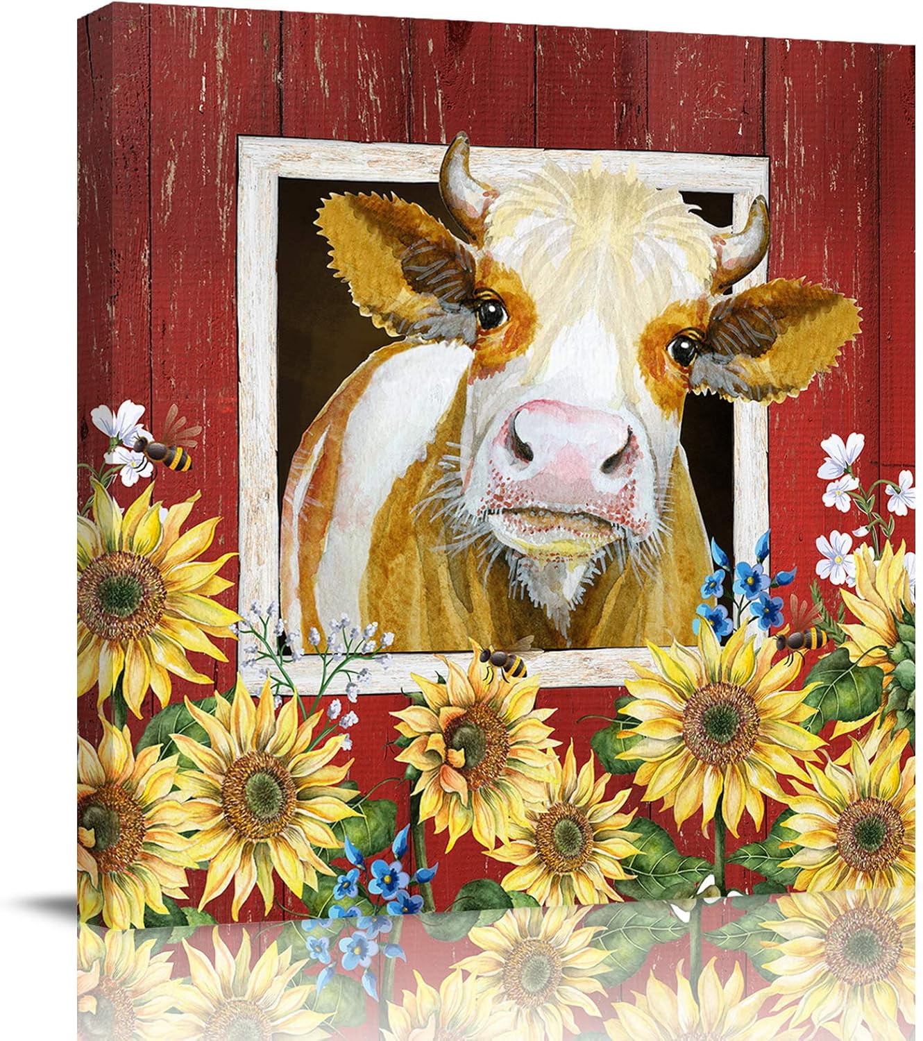 Asdg76s-Canvas Wall Art for Living Room/Bathroom/Bedroom, Vintage ...