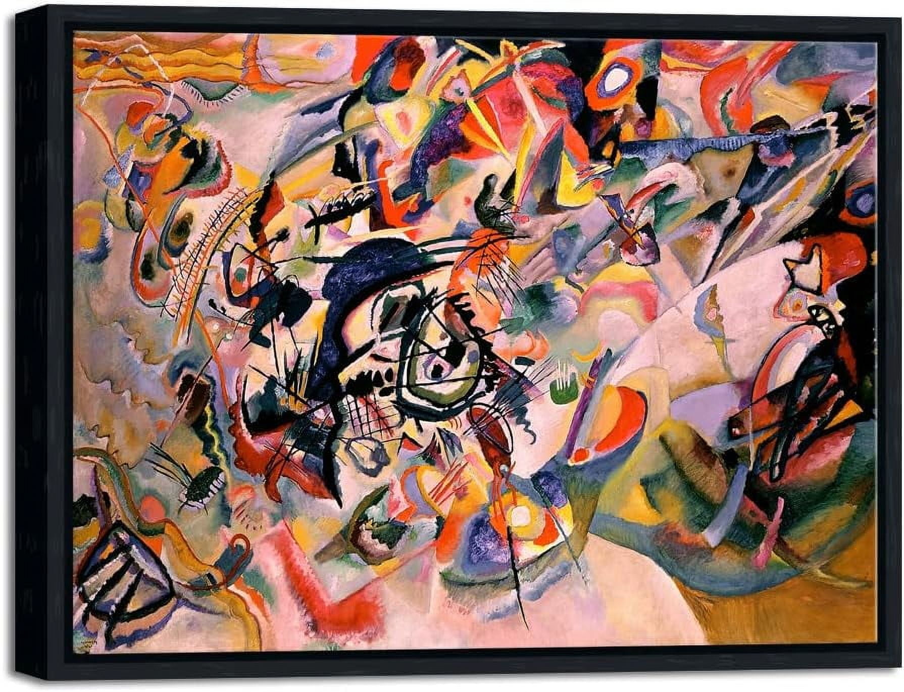 Asdg76s-Canvas Wall Art Wassily Kandinsky Composition Viii Picture ...