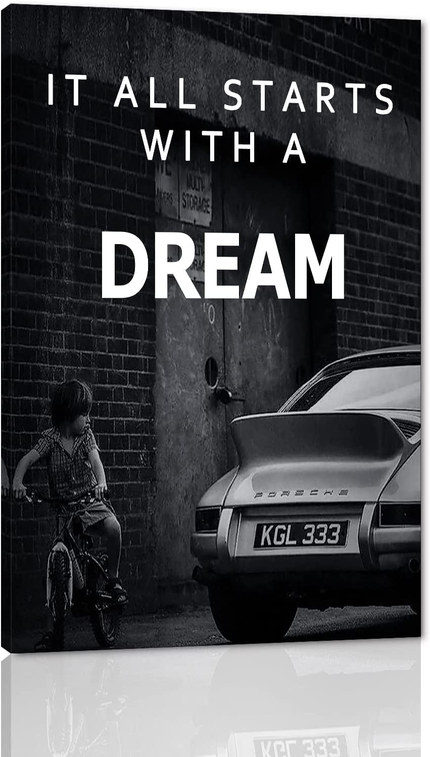 Asdg76s-Colorful Animal Artwork Motivational Posters Canvas Wall Art ...