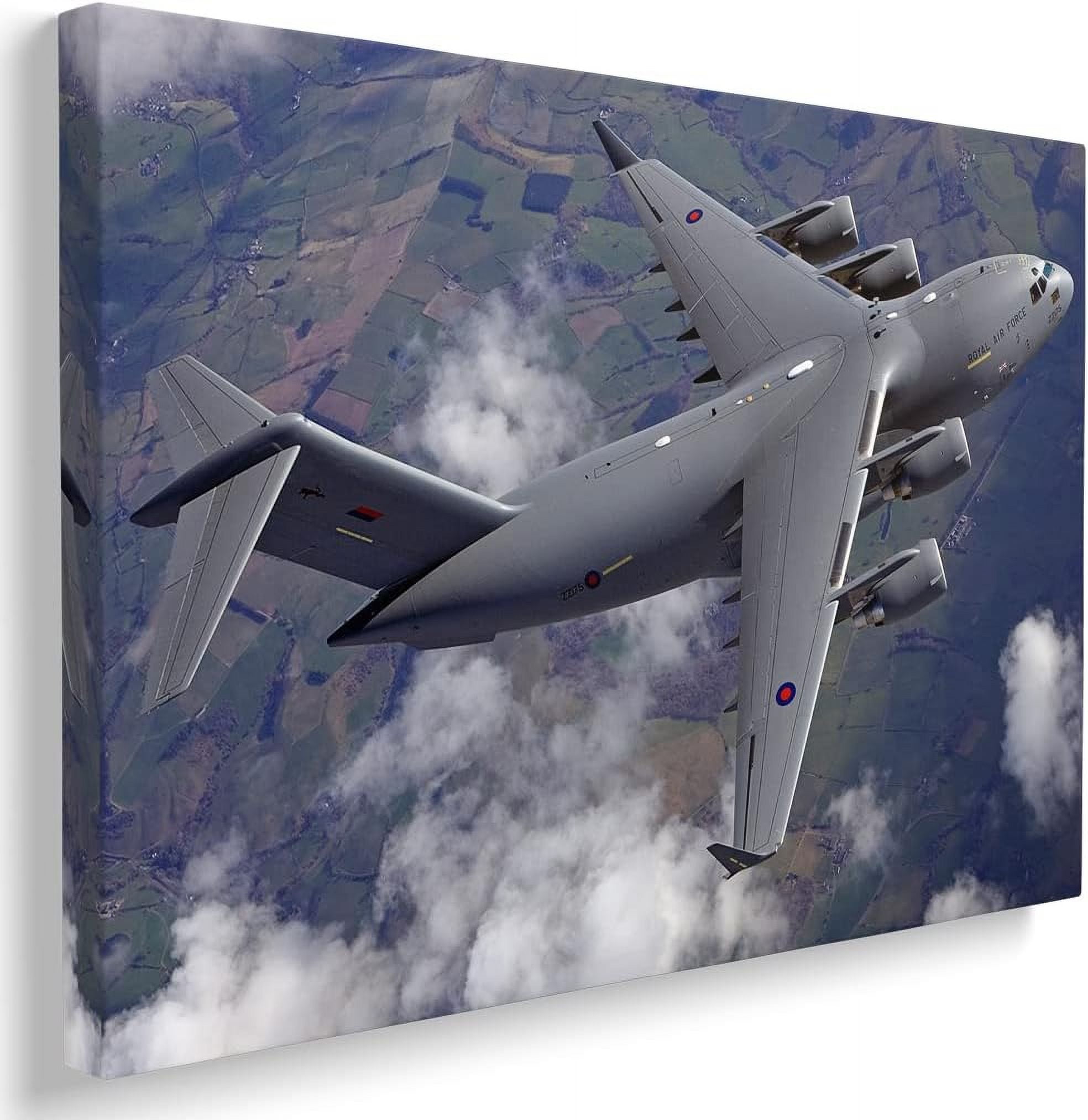 Asdg76s-F-18 Airplane Decor Aviation Canvas Wall Art Prints Hornet ...