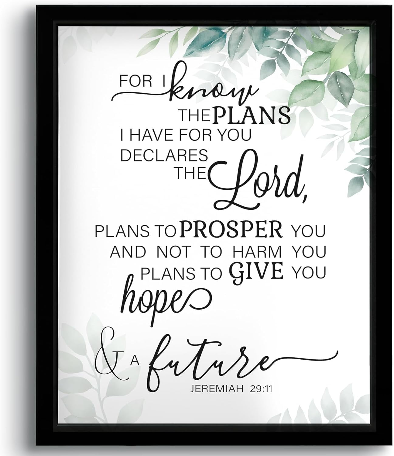 Asdg76s-Jeremiah 29 11 Wall Art, Christian Jeremiah 29:11 For I Know ...