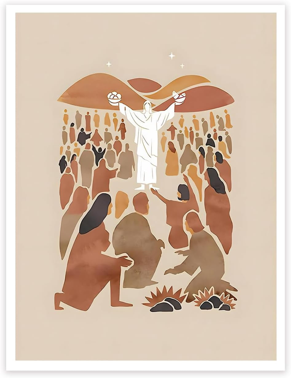 Asdg76s-Jesus Wall Art Painting Picture, Framed Christian God Canvas ...