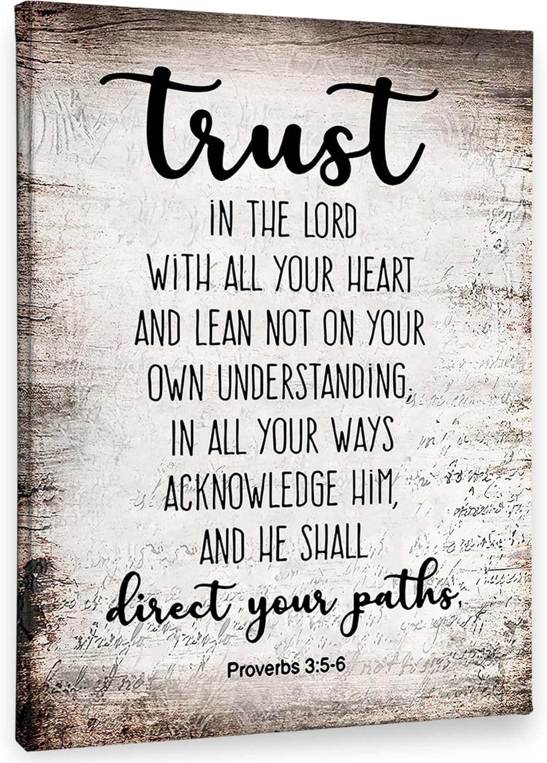 Asdg76s-Proverbs 3:5-6 Trust In The Lord With All Your Heart Christian ...