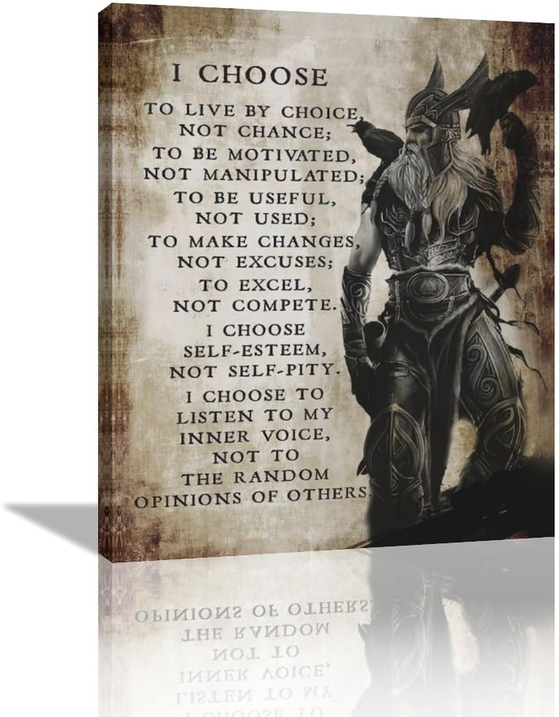 Asdg76s-Viking Warrior Wall Art Viking Samurai Picture Wall Decor I ...