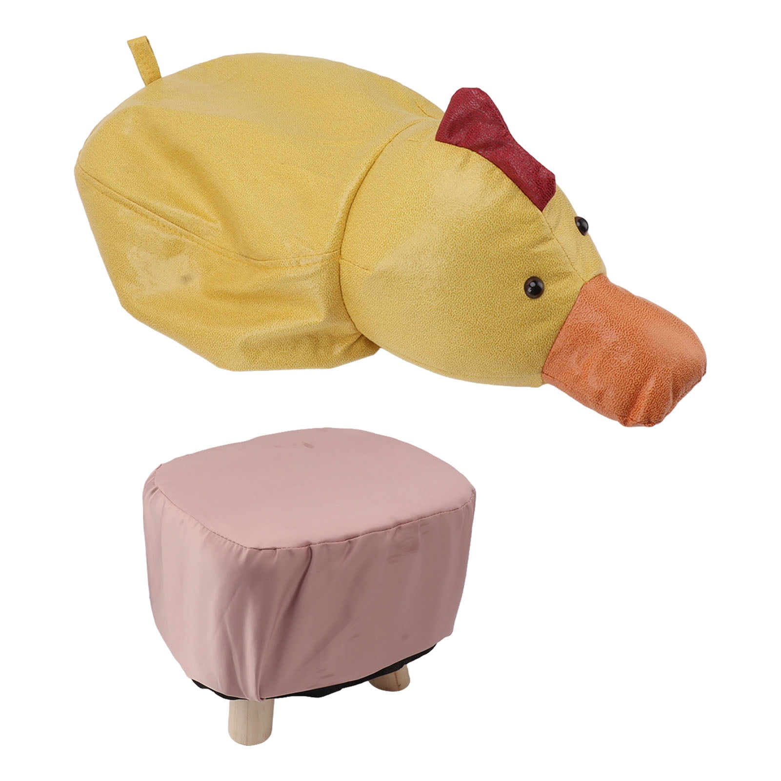 Asdomo Cute Animal Footstool with Soft Padded Cushion and Prevent Slip ...