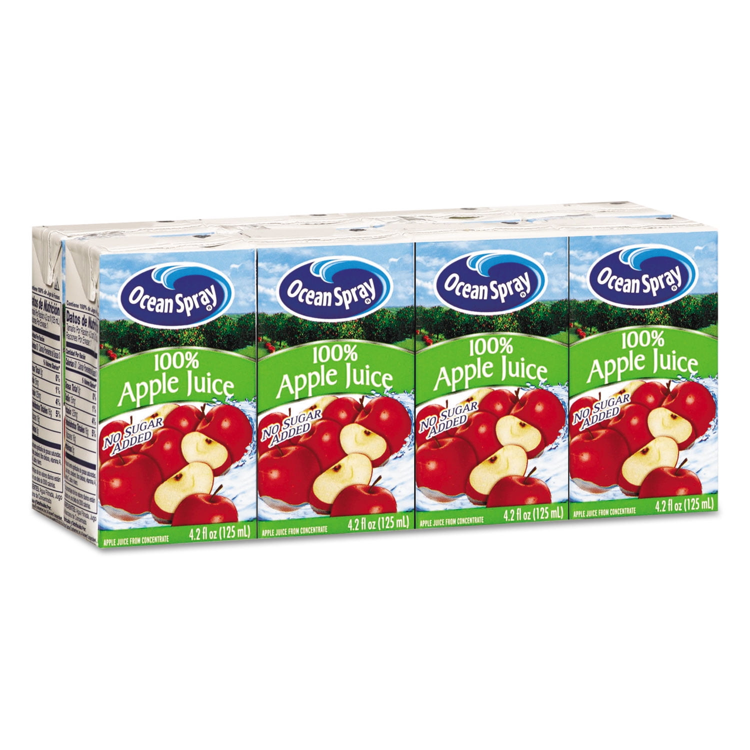 Aseptic Juice Boxes 100% Apple, 4.2oz, 40/Carton - Walmart.com