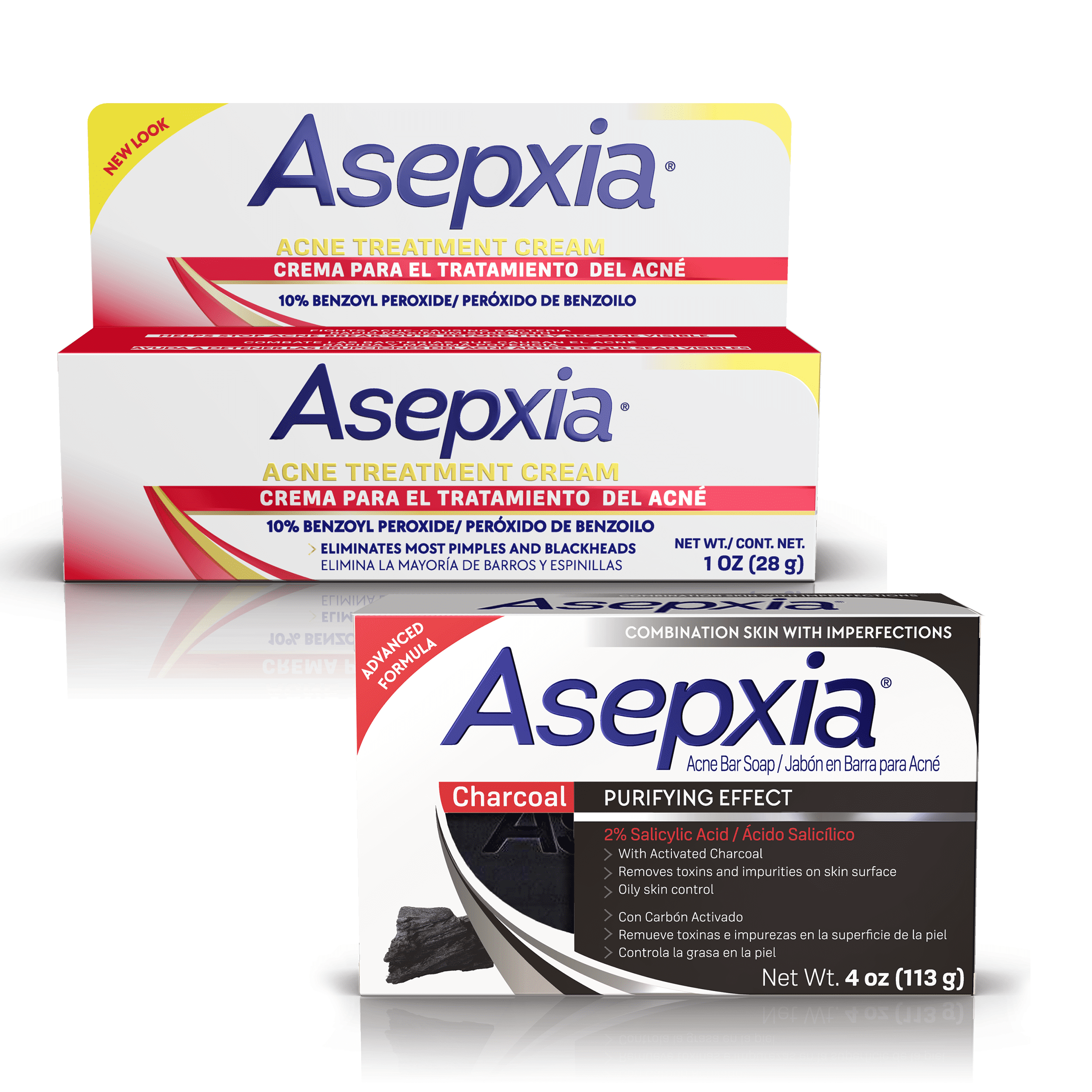 Asepxia Acne Care Set - Charcoal Cleansing Bar Soap for Acne and ...