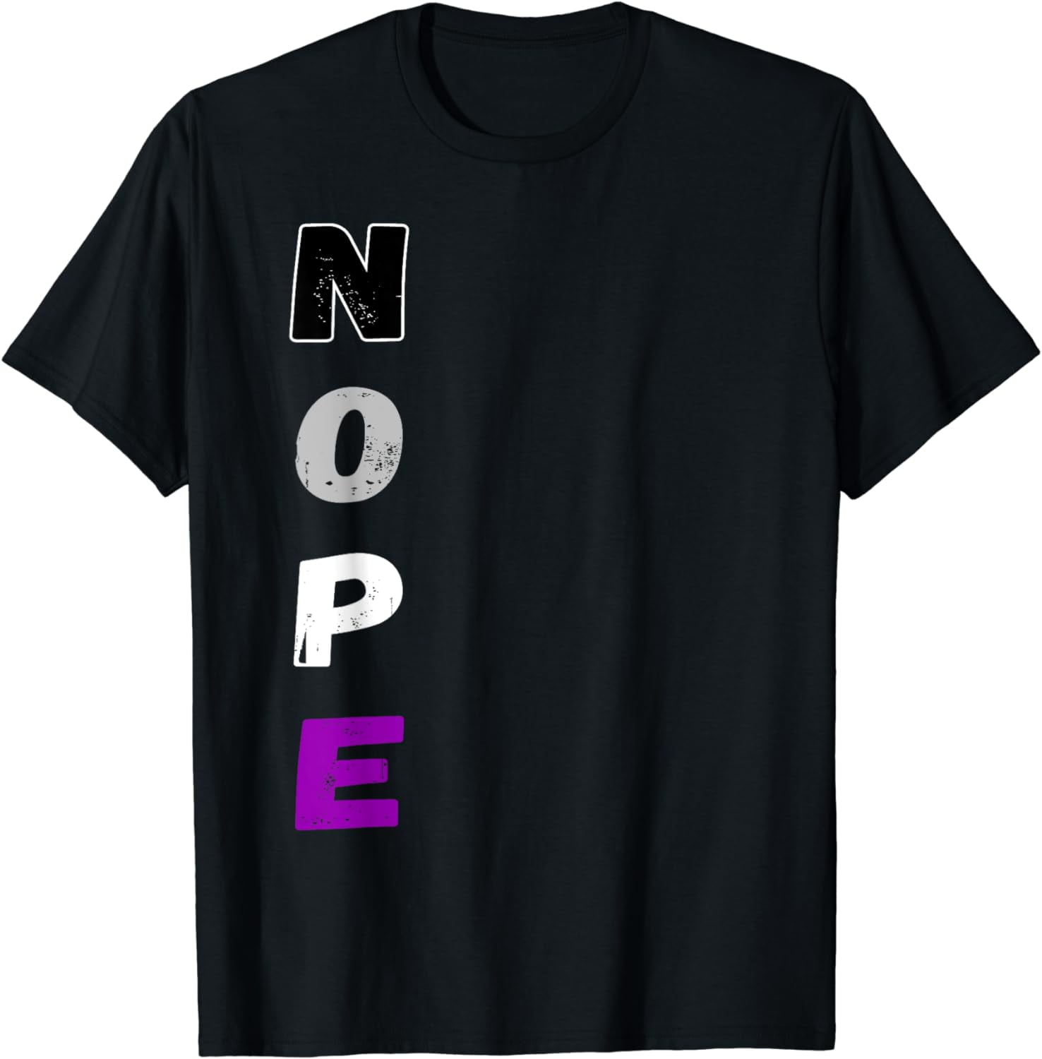 Asexual Nope Ace Pride Flag Asexuality LGBT Community T-Shirt - Walmart.com