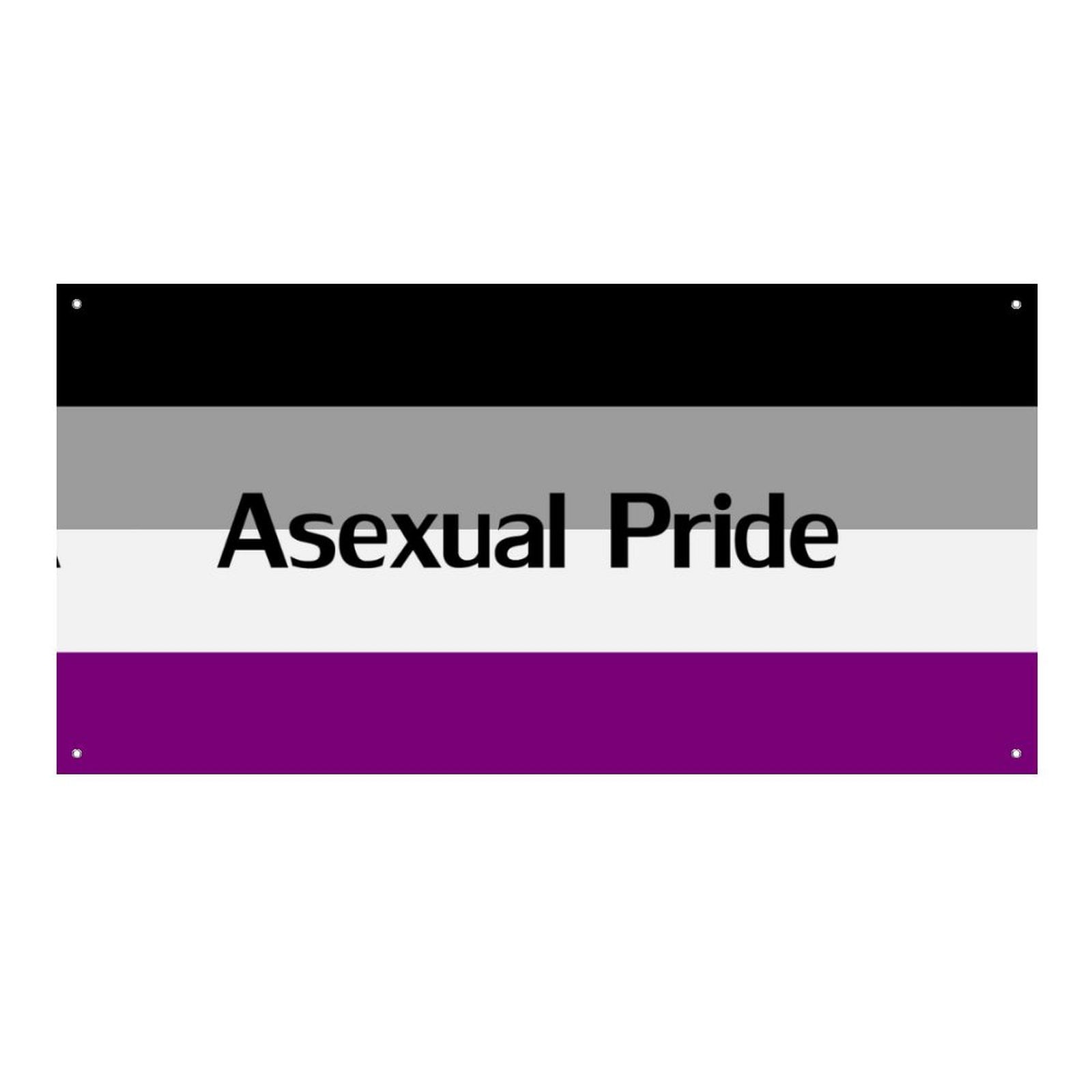 Asexual Pride Flag Banners Flag Hanging Backdrop Sign Wall Decoration And Supplies For Party ...