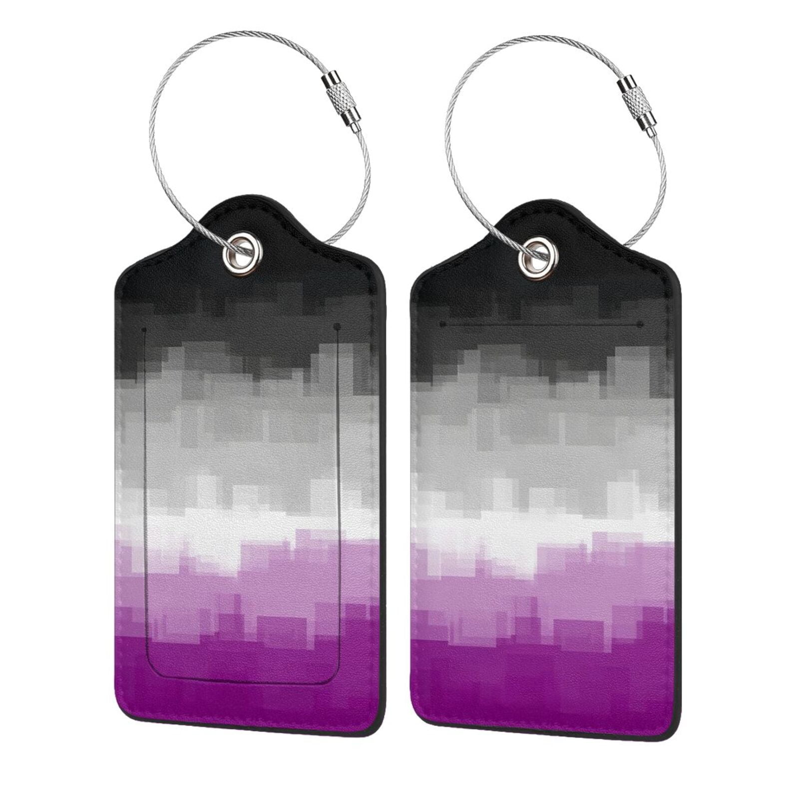 Asexual Pride Flag LGBTQ Luggage Tags for Suitcase Tags Identifiers ...