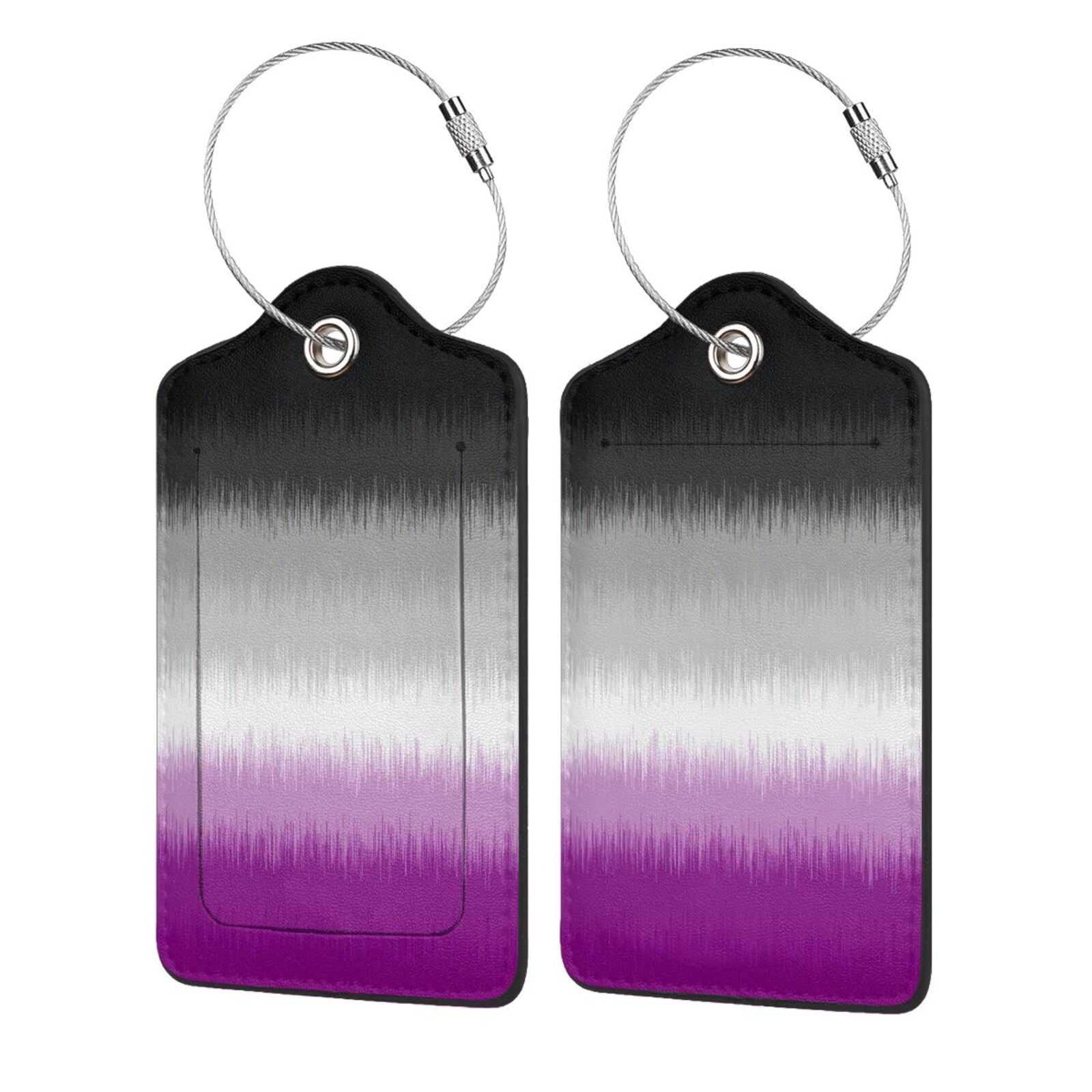 Asexual Pride Flag LGBTQ Luggage Tags for Suitcase Tags Identifiers ...