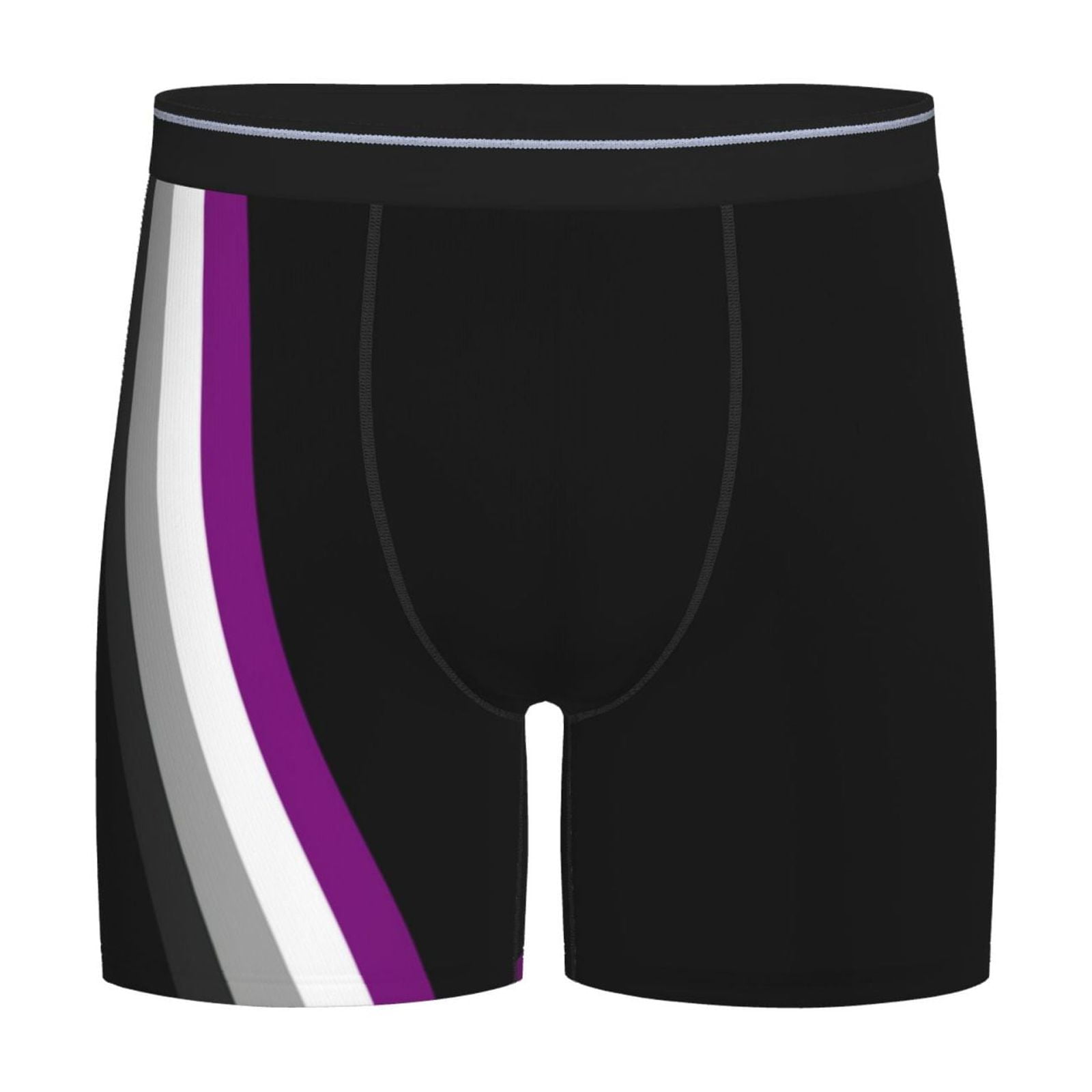 Asexual Pride Flag LGBTQ pattern Men's Underwear Boxer Briefs Soft ...