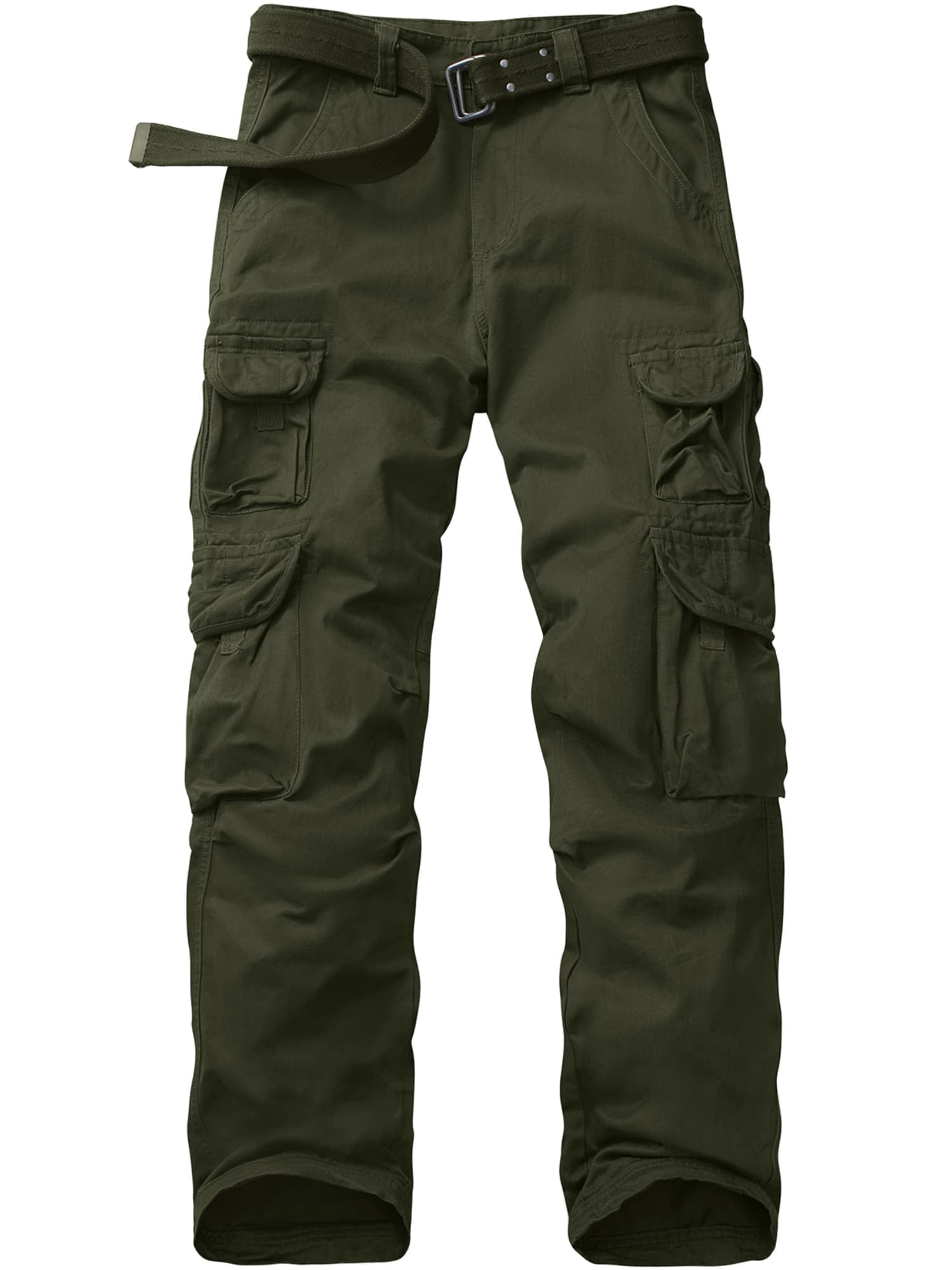 Asfixiado Men's Ripstop Cargo Work Tactical Pants Military Army Trousers for Casual Fishing ...