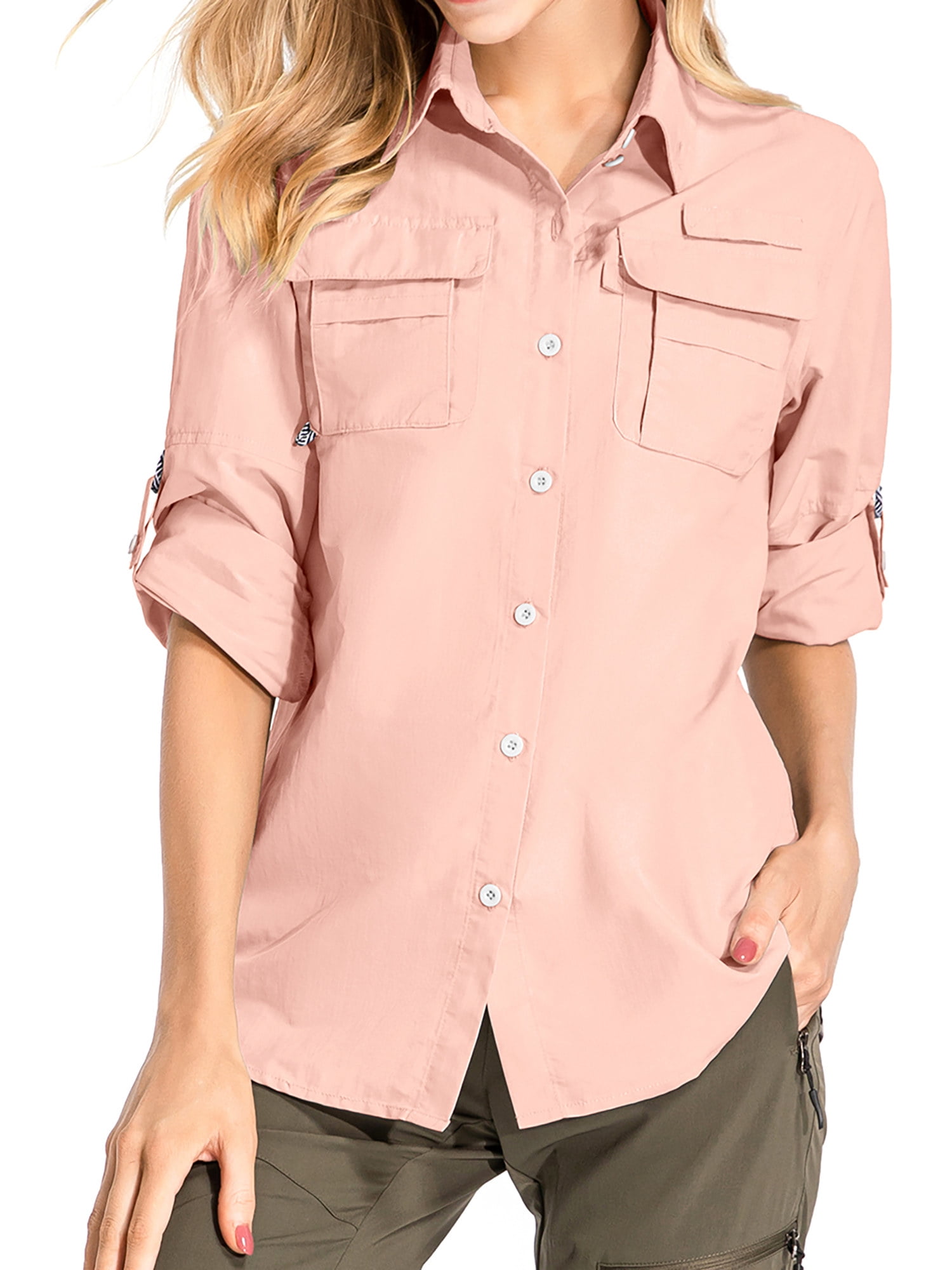 Asfixiado Women Button up Shirts Long Sleeve Casual Beach Summer Tops ...