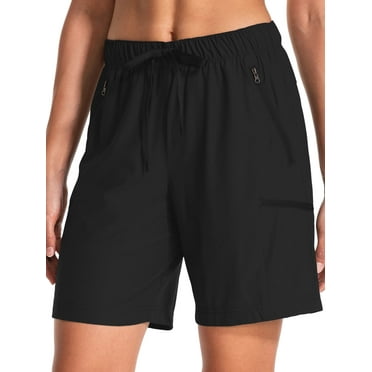 Yuyangdpb Women's Quick Dry Hiking Shorts with 6 Pockets - Light Khaki ...
