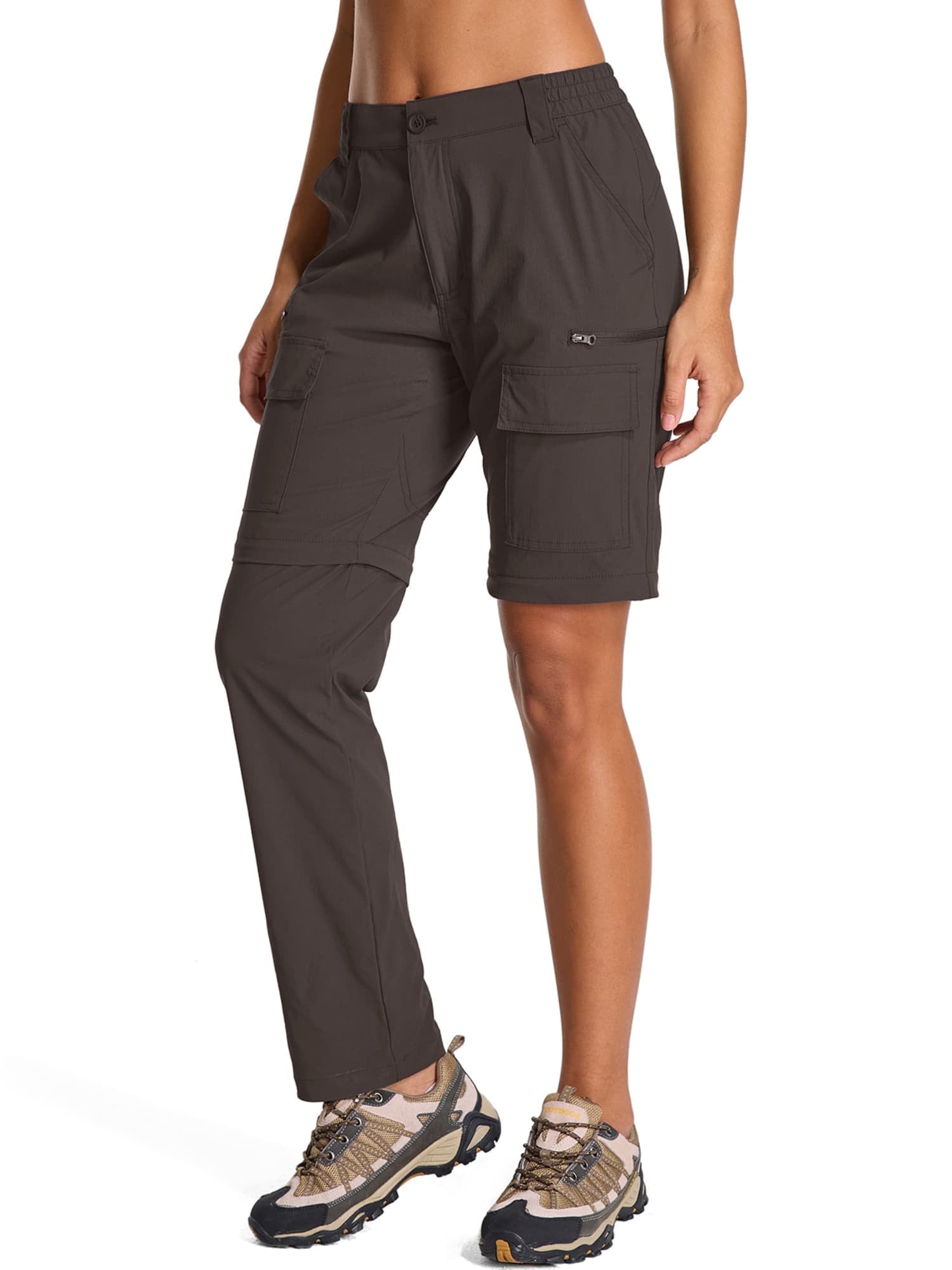 FEN AI Hiking Pants Women Quick Dry Lightweight Water Resistant Elastic ...