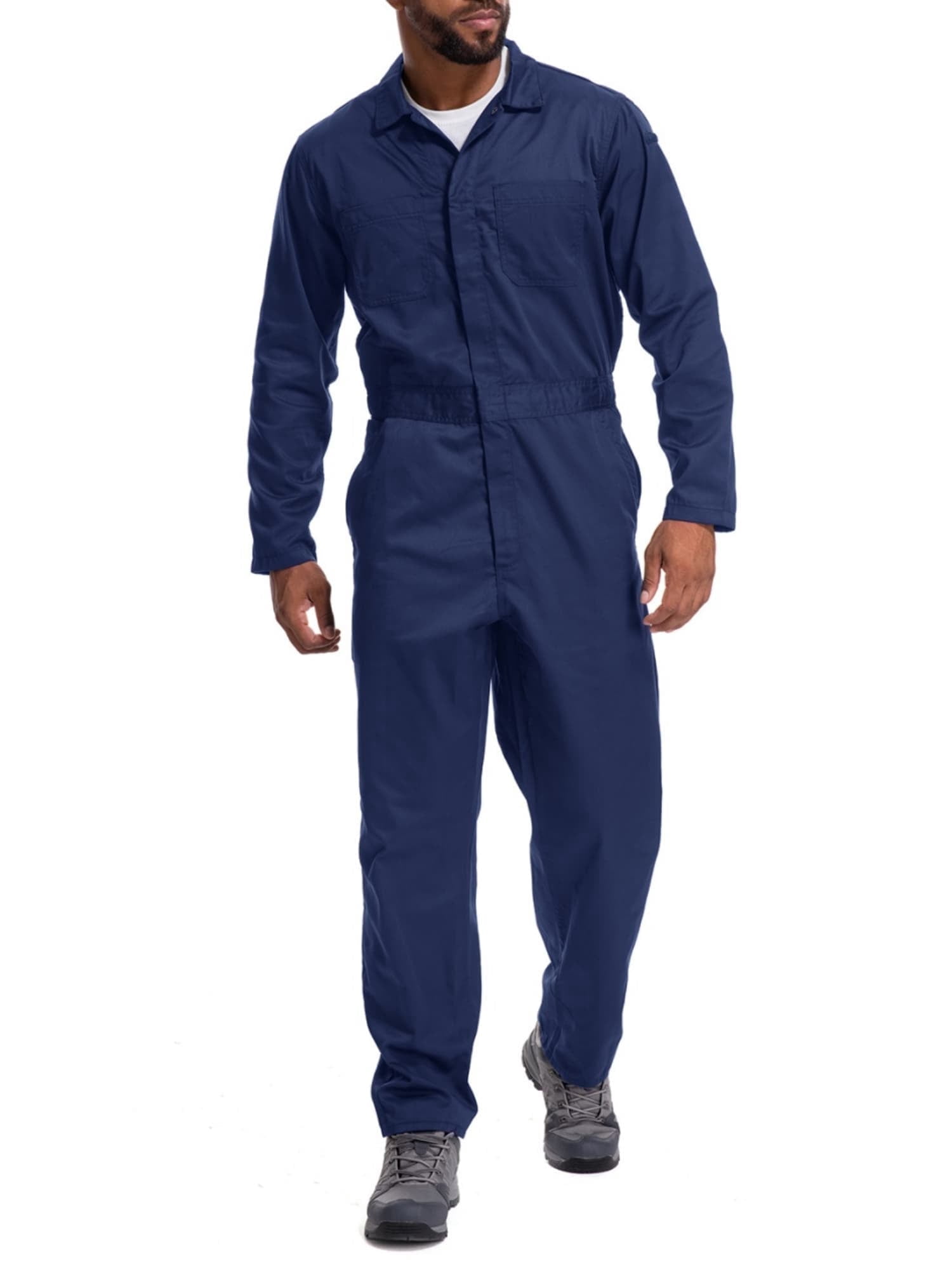 Asfixiado Work Mechanic Jumpsuit for Men Coveralls Long Sleeve Overall ...