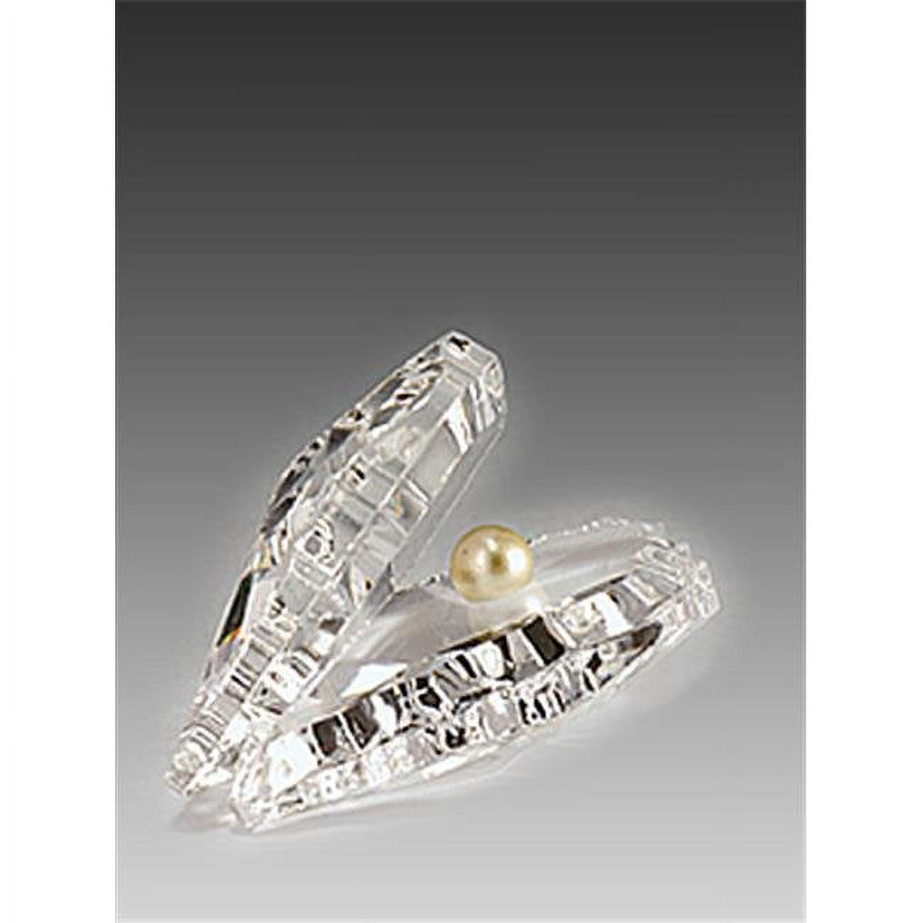 Asfour Crystal 301-911-2 2 L x 1.37 H in. Crystal Pearly Shell Sea Figurines - Walmart.com