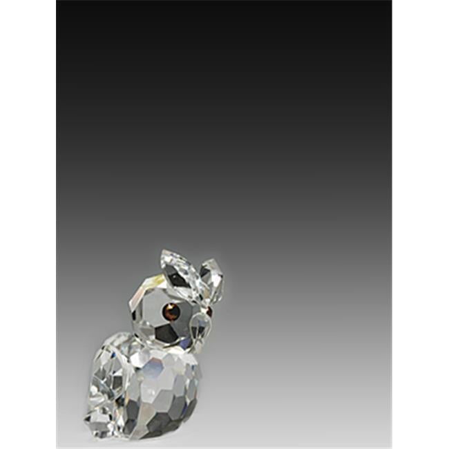 Asfour Crystal 665-17 0.86 L x 1.1 H in. Crystal Owl Birds Figurines ...