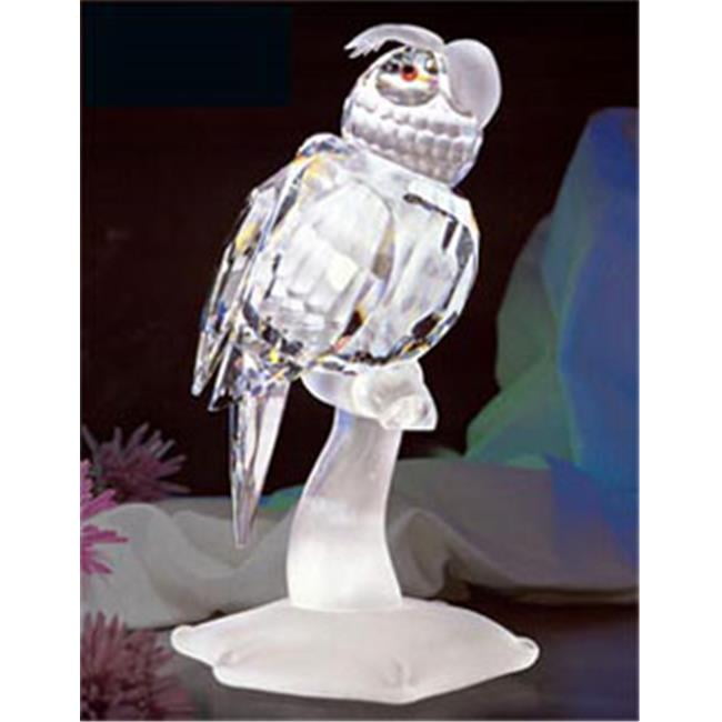 Asfour Crystal 695-65 2.63 L x 5.23 H in. Crystal Parrot Birds ...