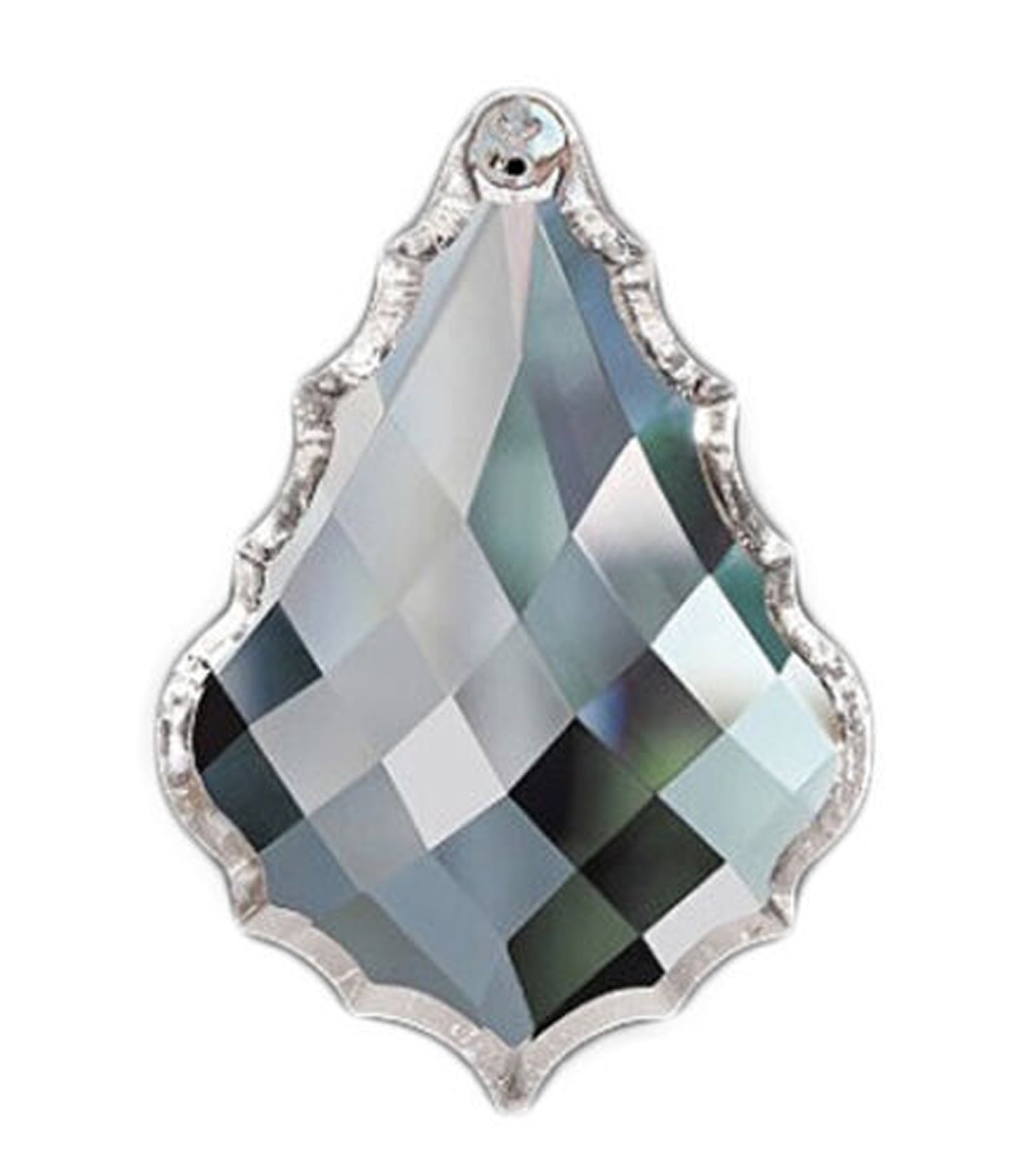 Asfour Pendeloque Crystals 3Inch)76x53)mm Clear Diamond French Cut #910 ...