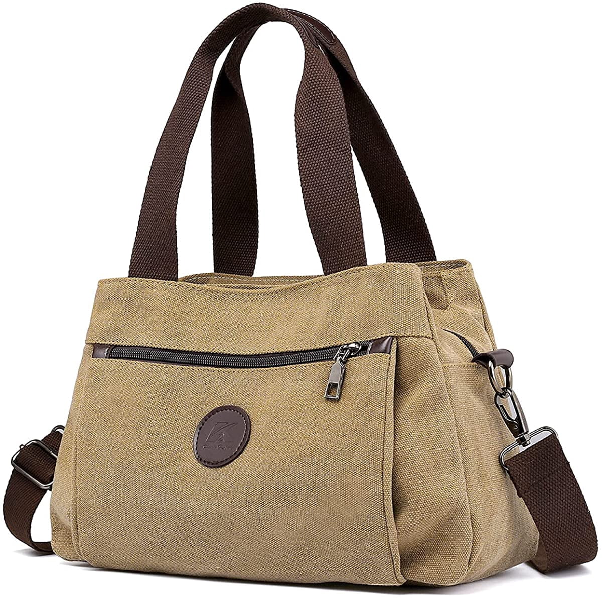 Asge Hobo Handbags Canvas Crossbody Bag for Women Multi Compartment ...
