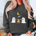 Asgosdo Long Sleeve Sweatshirts for Women Halloween Crew Long Sleeve ...