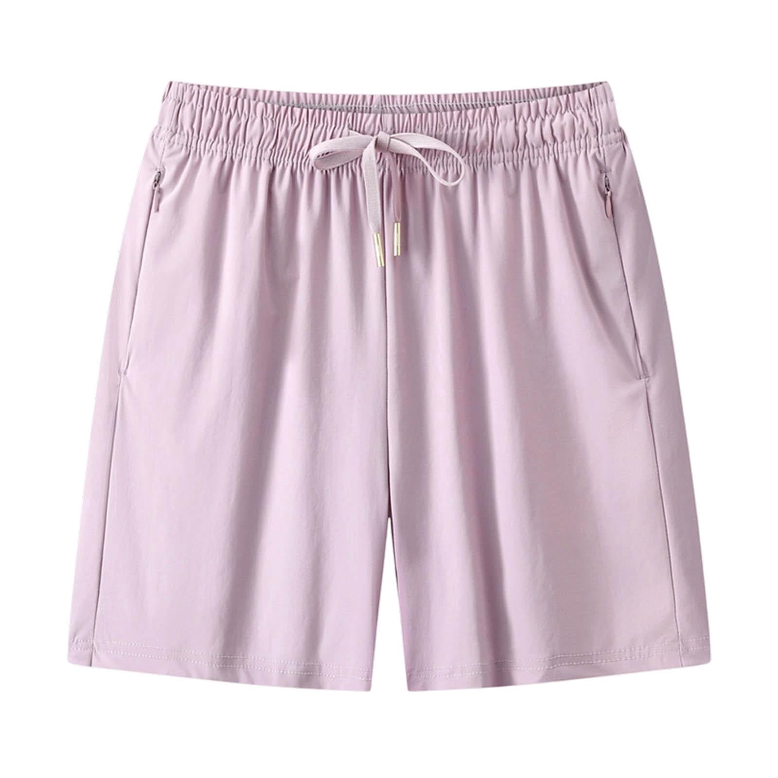 Asgosdo Women's Shorts Summer Drawstring High Waisted Casual Sporty ...