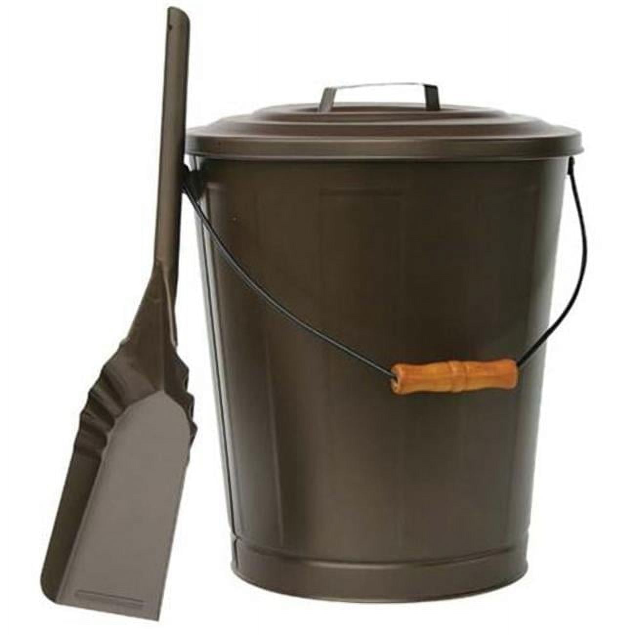 Ash Bin in Bronze with Lid & Shovel - Walmart.com