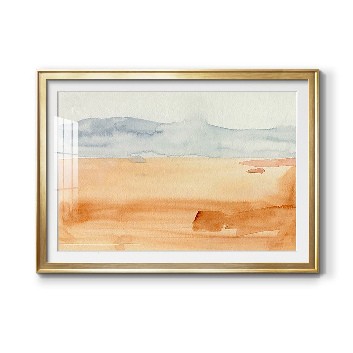 Ash Blue Horizon II Premium Framed Print - Ready to Hang - Walmart.com