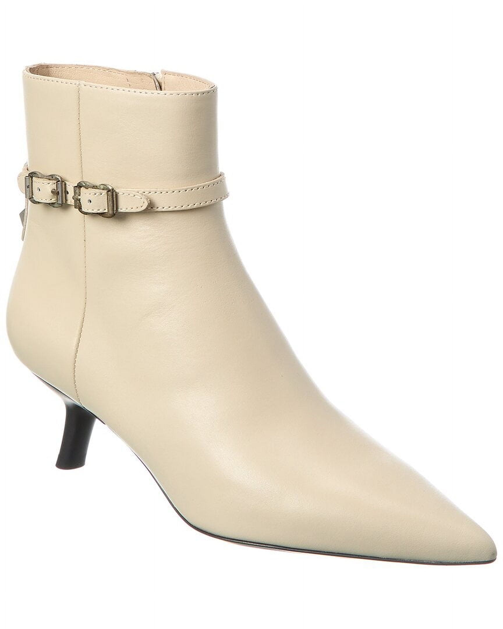 Ash Britney Leather Bootie, 37, White - Walmart.com