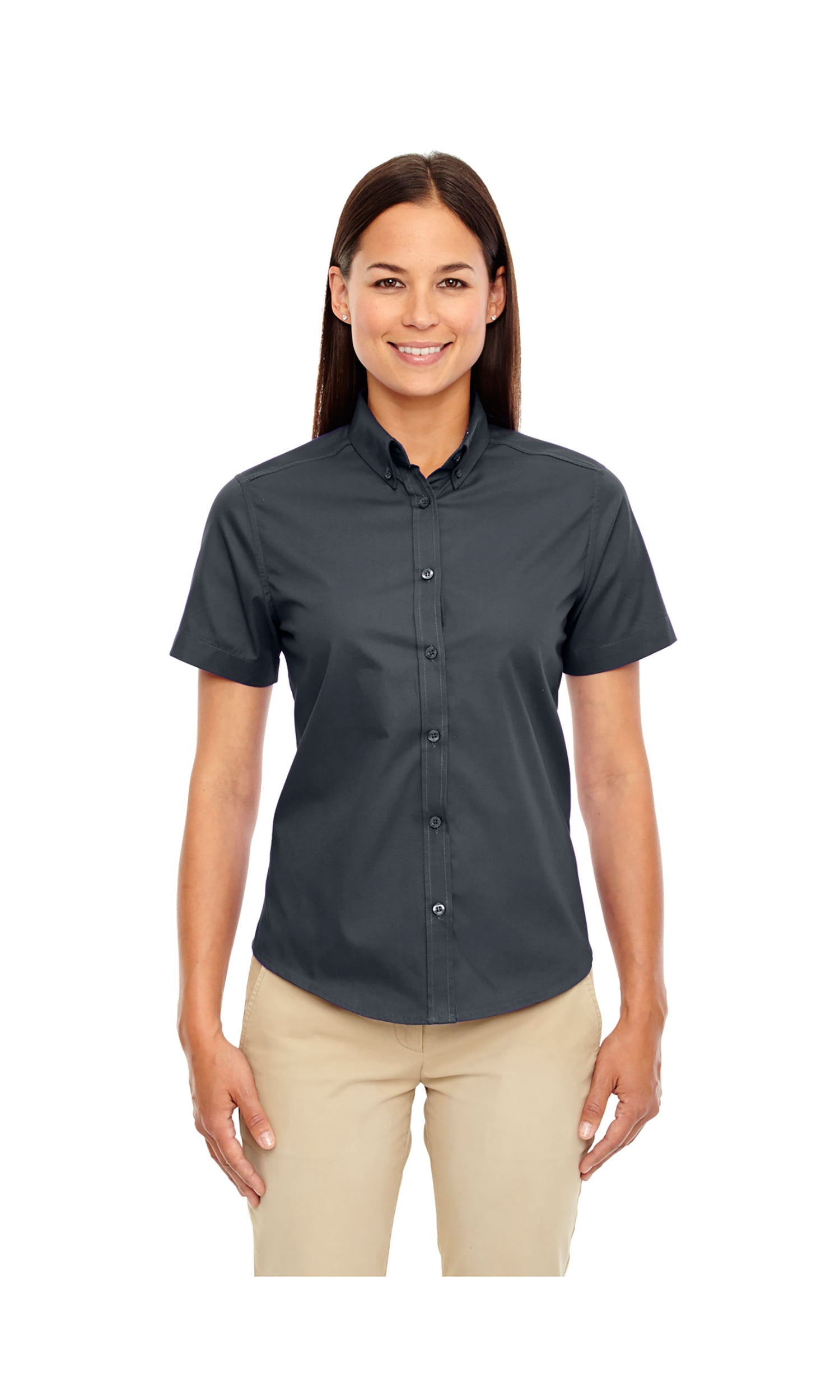 Ash City Core 365 78194 - Optimum Core 365 Ladies' Short Sleeve Twill ...