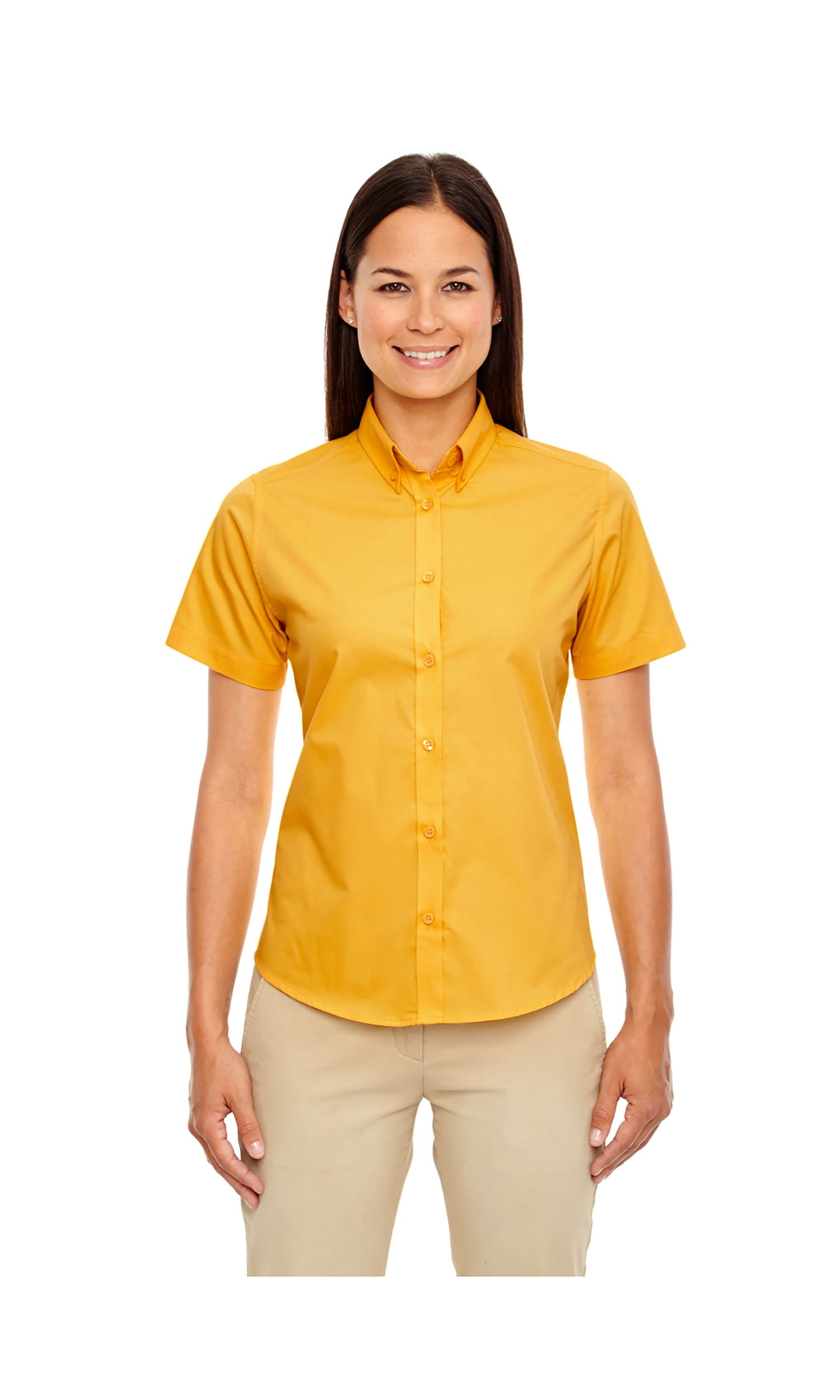 Ash City Core 365 78194 - Optimum Core 365 Ladies' Short Sleeve Twill ...