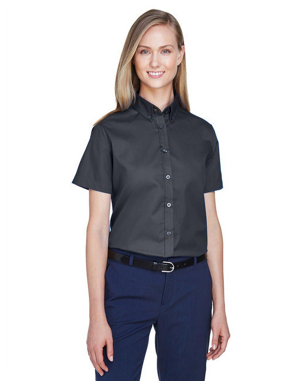 Ash City Core 365 78194 - Optimum Core 365 Ladies' Short Sleeve Twill ...