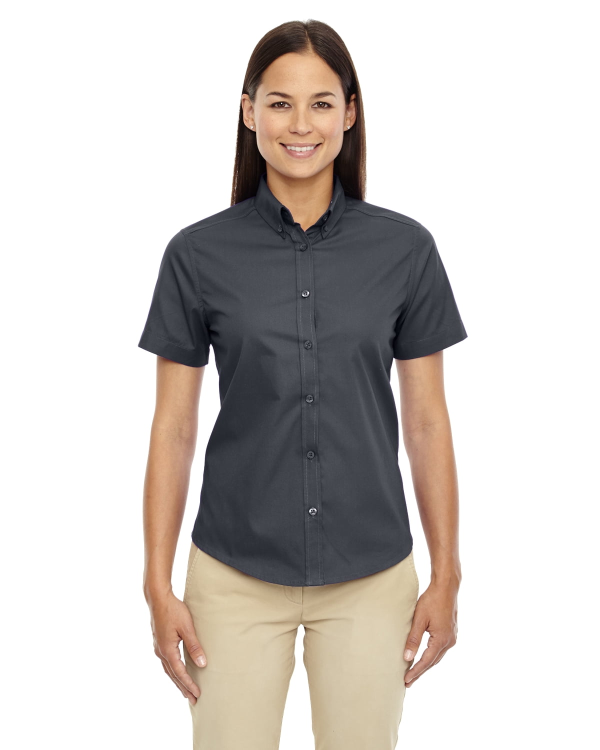 Ash City Core 365 78194 - Optimum Core 365 Ladies' Short Sleeve Twill ...