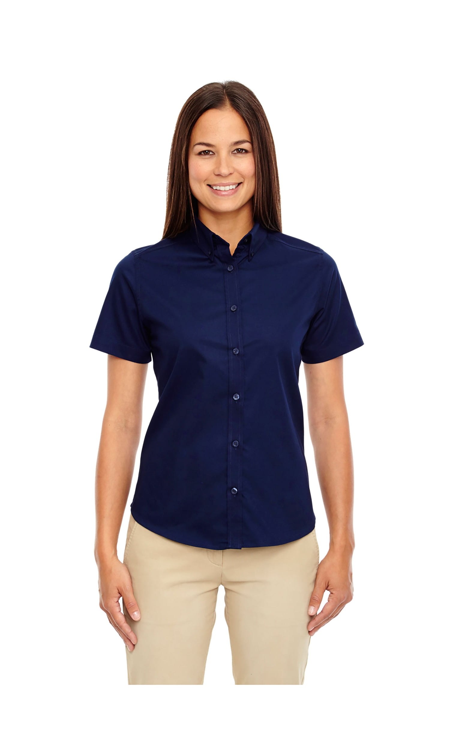 Ash City Core 365 78194 - Optimum Core 365 Ladies' Short Sleeve Twill ...