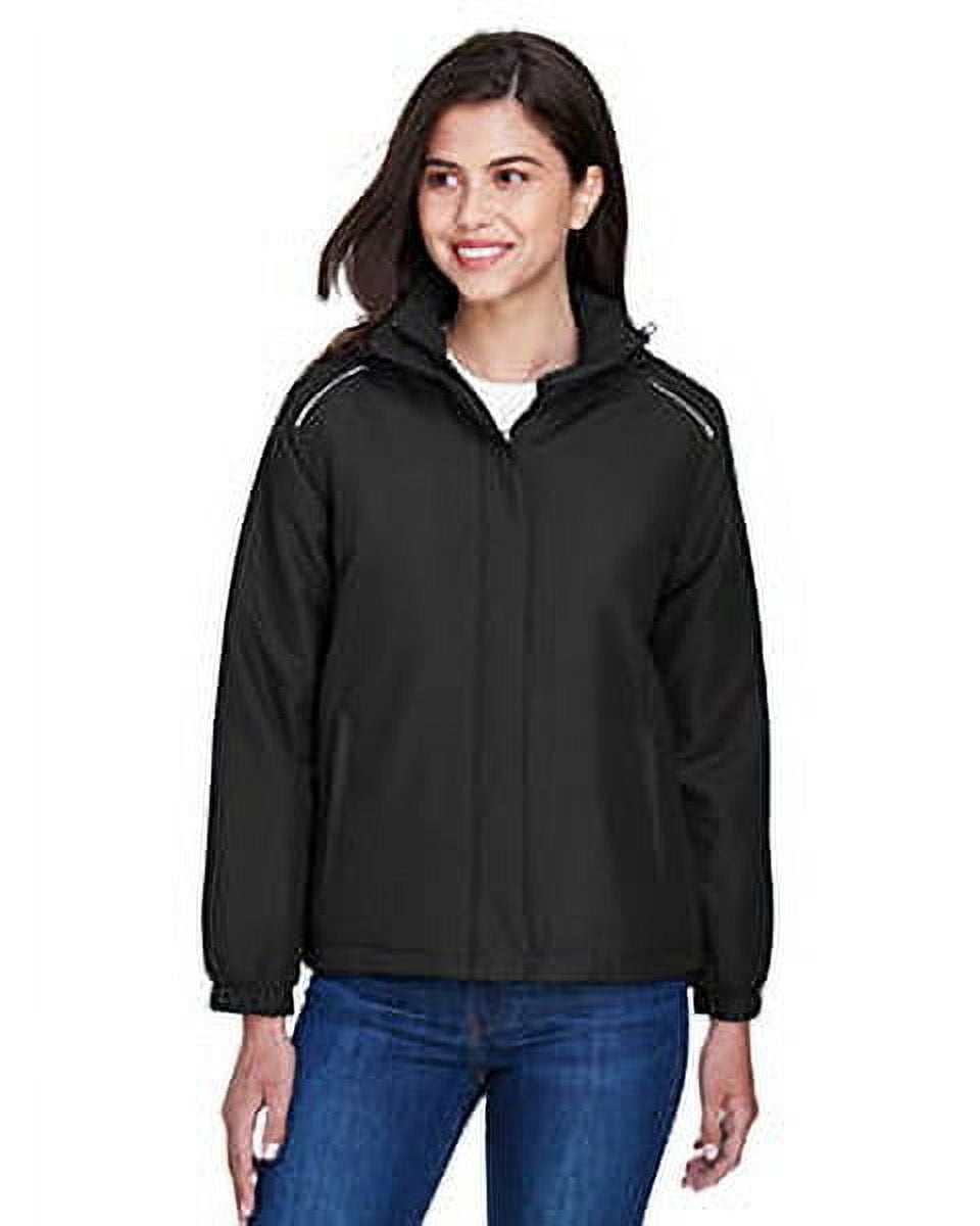 Ash City Core 365 Brisk Ladies Roll Away Hood Insulated Jacket, Black ...