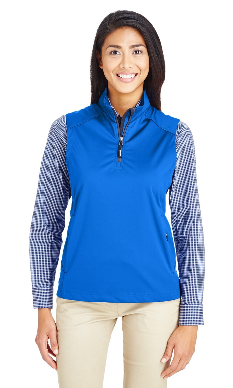 Ash City - Core 365 Ce709W Women Techno Lite Shell Quarter-Zip Vest ...