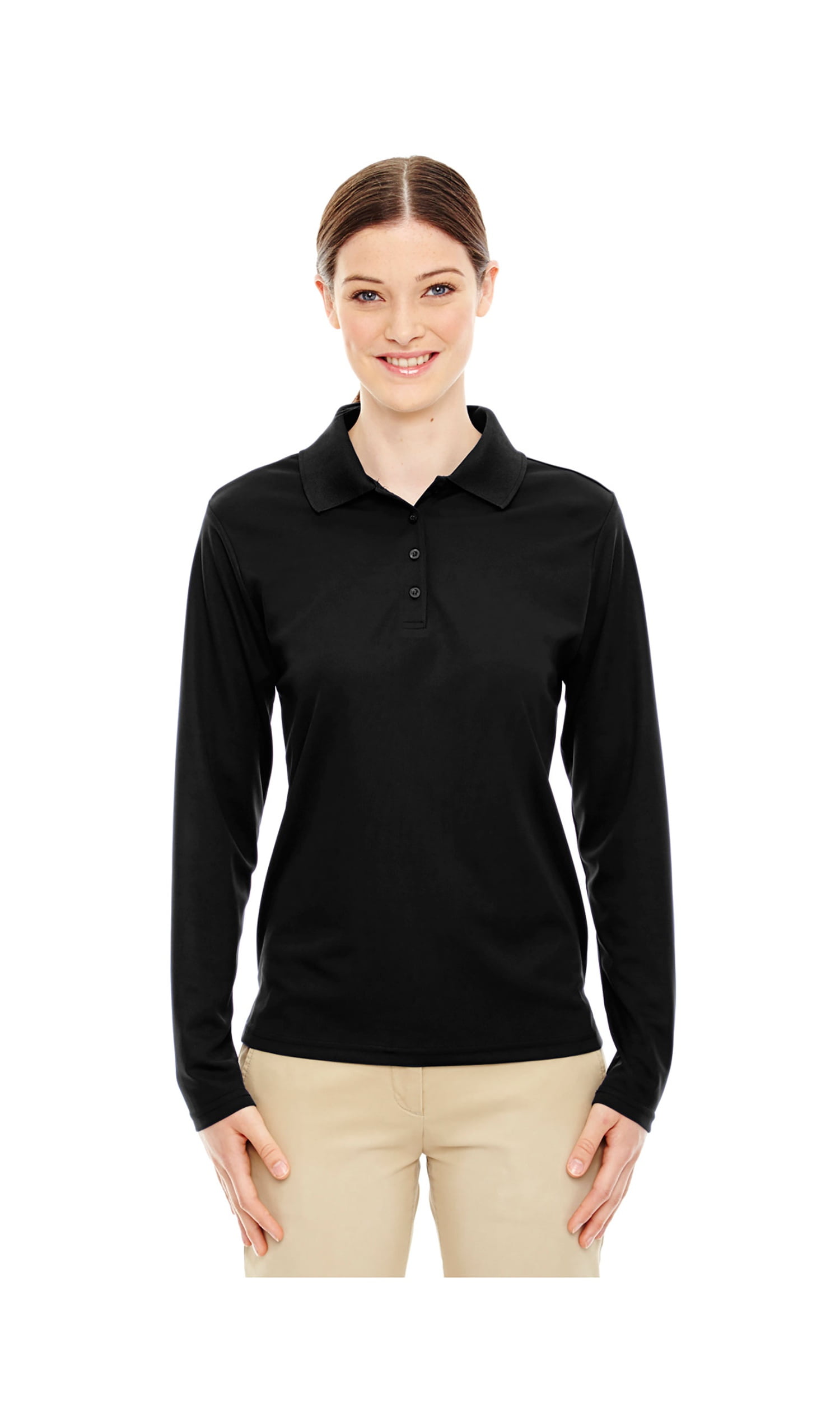 Ash City - Core 365 Ladies' Pinnacle Performance Long-Sleeve Piqué Polo ...