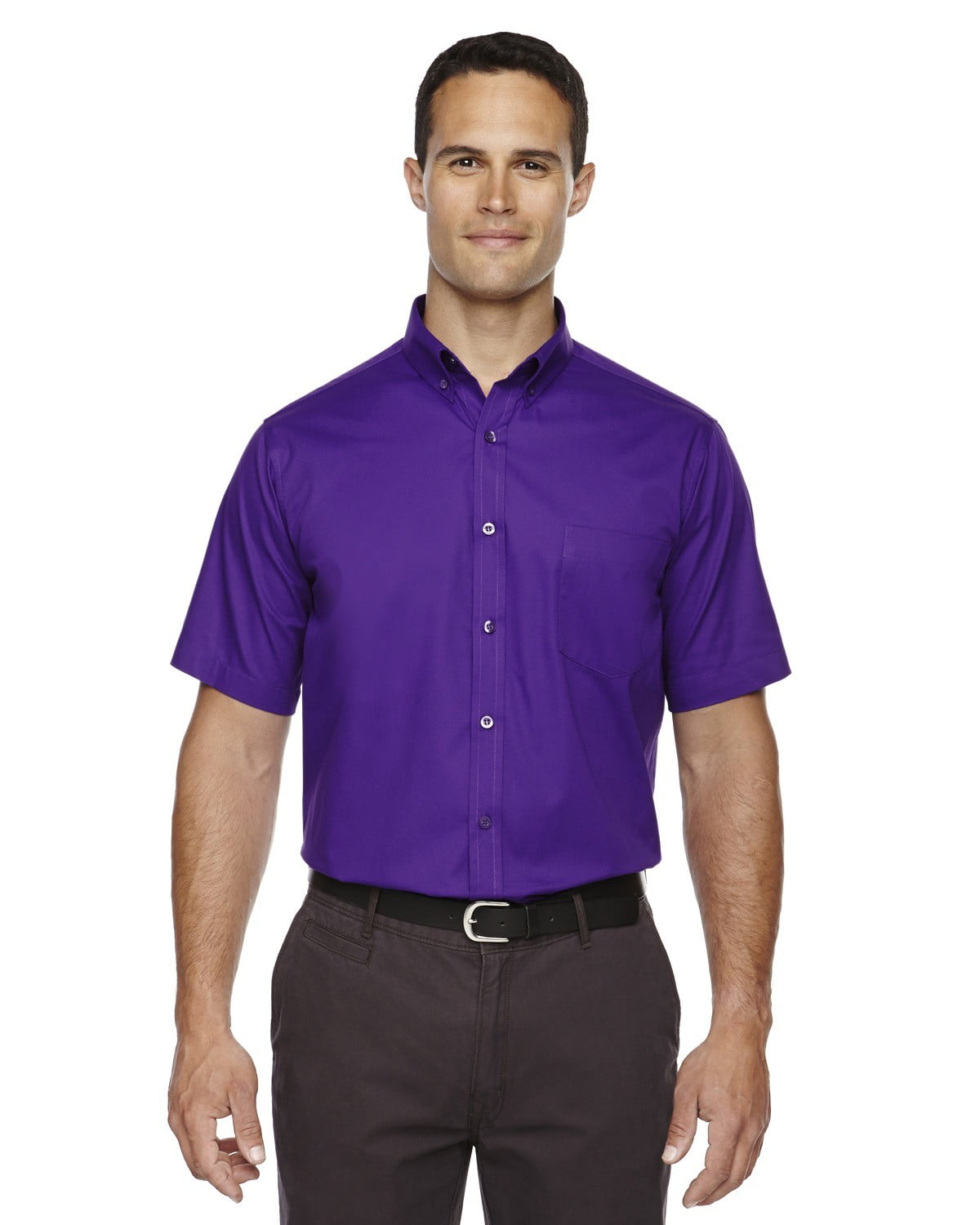 Ash City - Core 365 Men's Optimum Short-Sleeve Twill Shirt - Walmart.com
