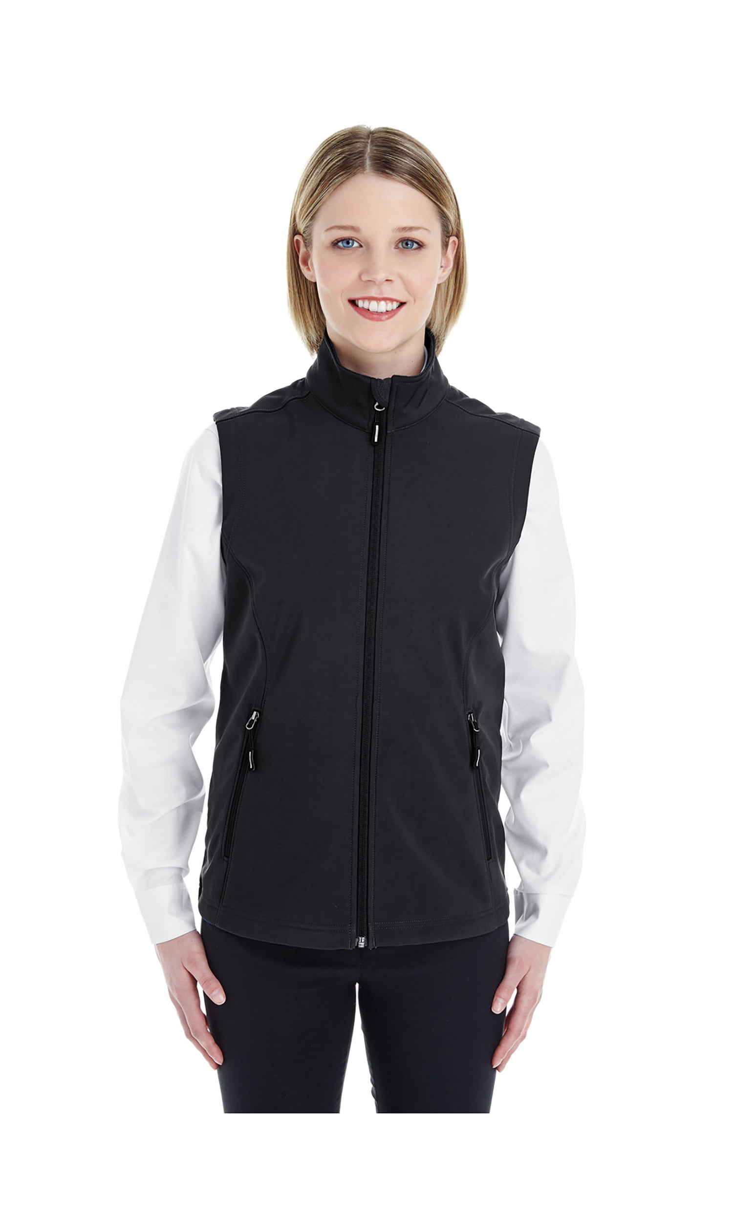 Ash City - Core 365 Women's Cruise Two-Layer Soft Shell Vest, Style ...