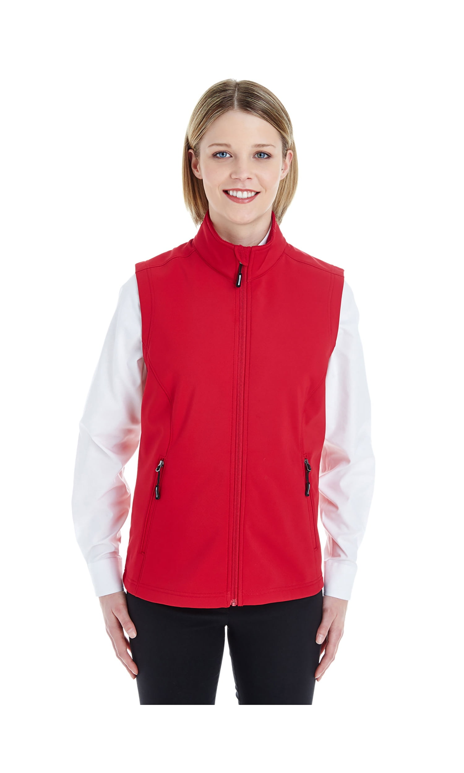 Ash City - Core 365 Women's Cruise Two-Layer Soft Shell Vest, Style ...