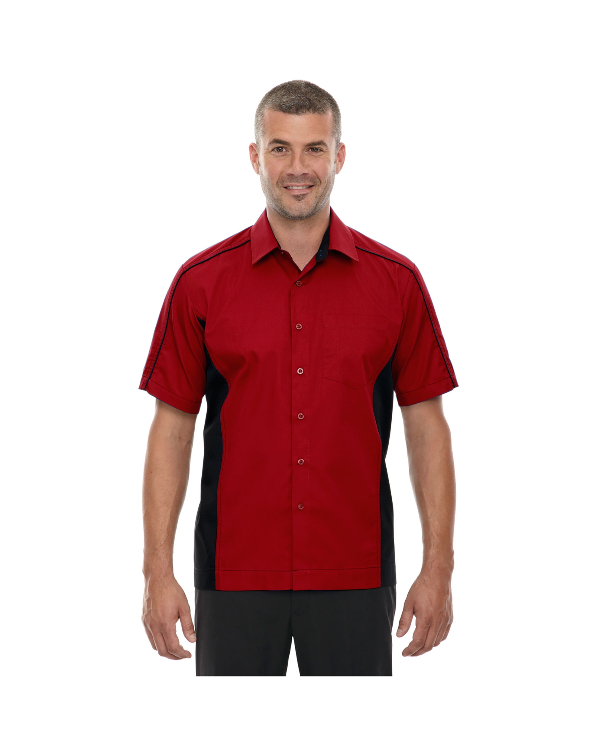 Ash City - North End 87042T Men'S Tall Fuse Colorblock Twill Shirt ...
