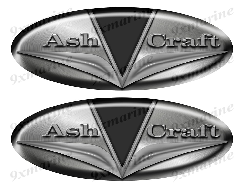 Ash Craft Remastered Stickers. Brushed Metal Style - 10" long - Walmart.com