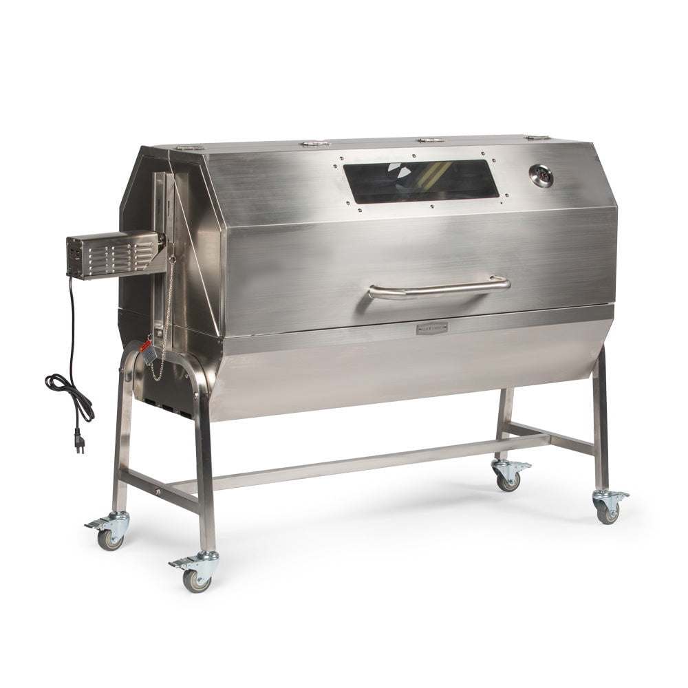 Titan Ash & Ember 25W Rotisserie, Stainless Steel BBQ Grill, Rated 125 ...