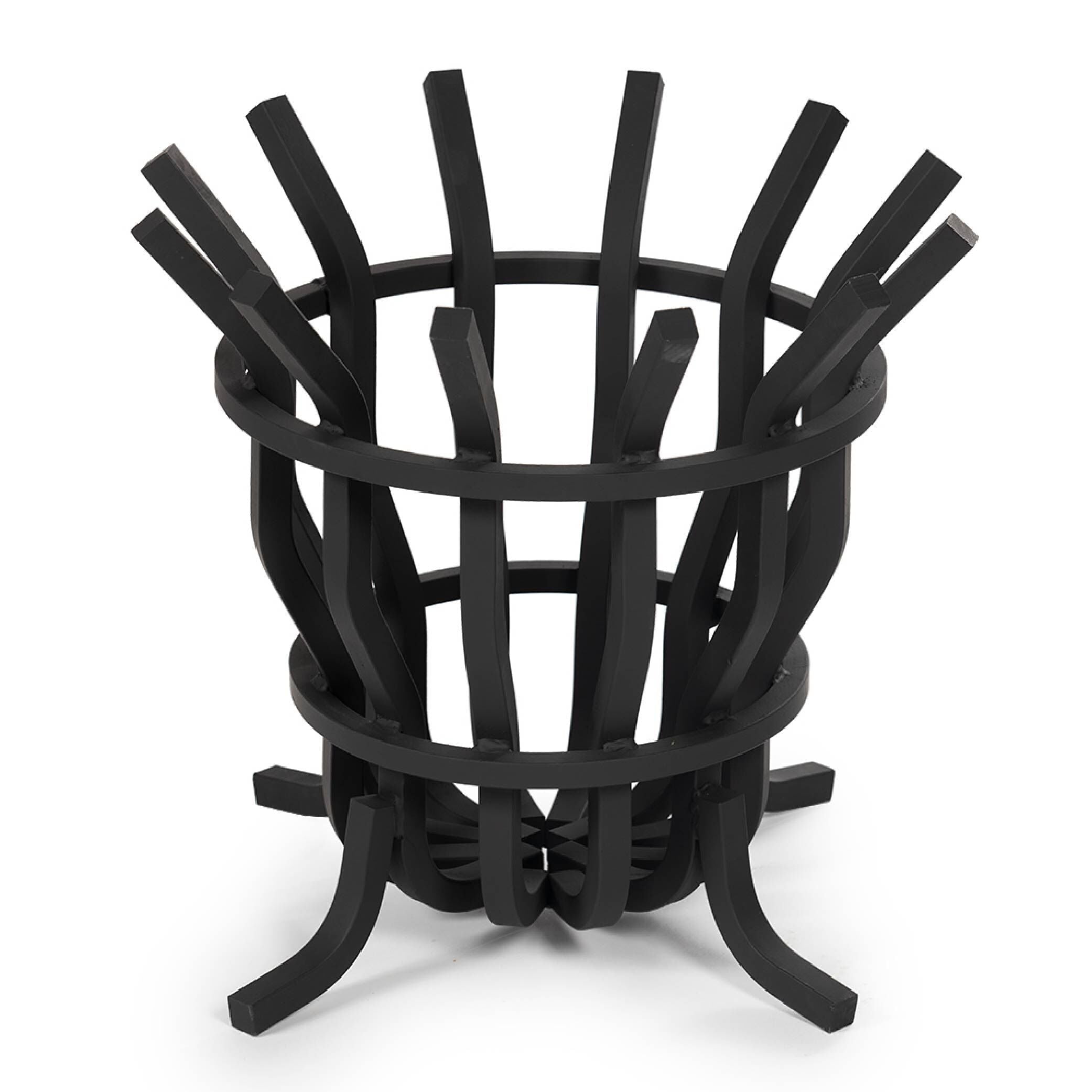 Ash & Ember High Efficiency Fire Pit Basket, Self-Feeding Grate for ...